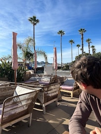 Terrasse de charme vue mer