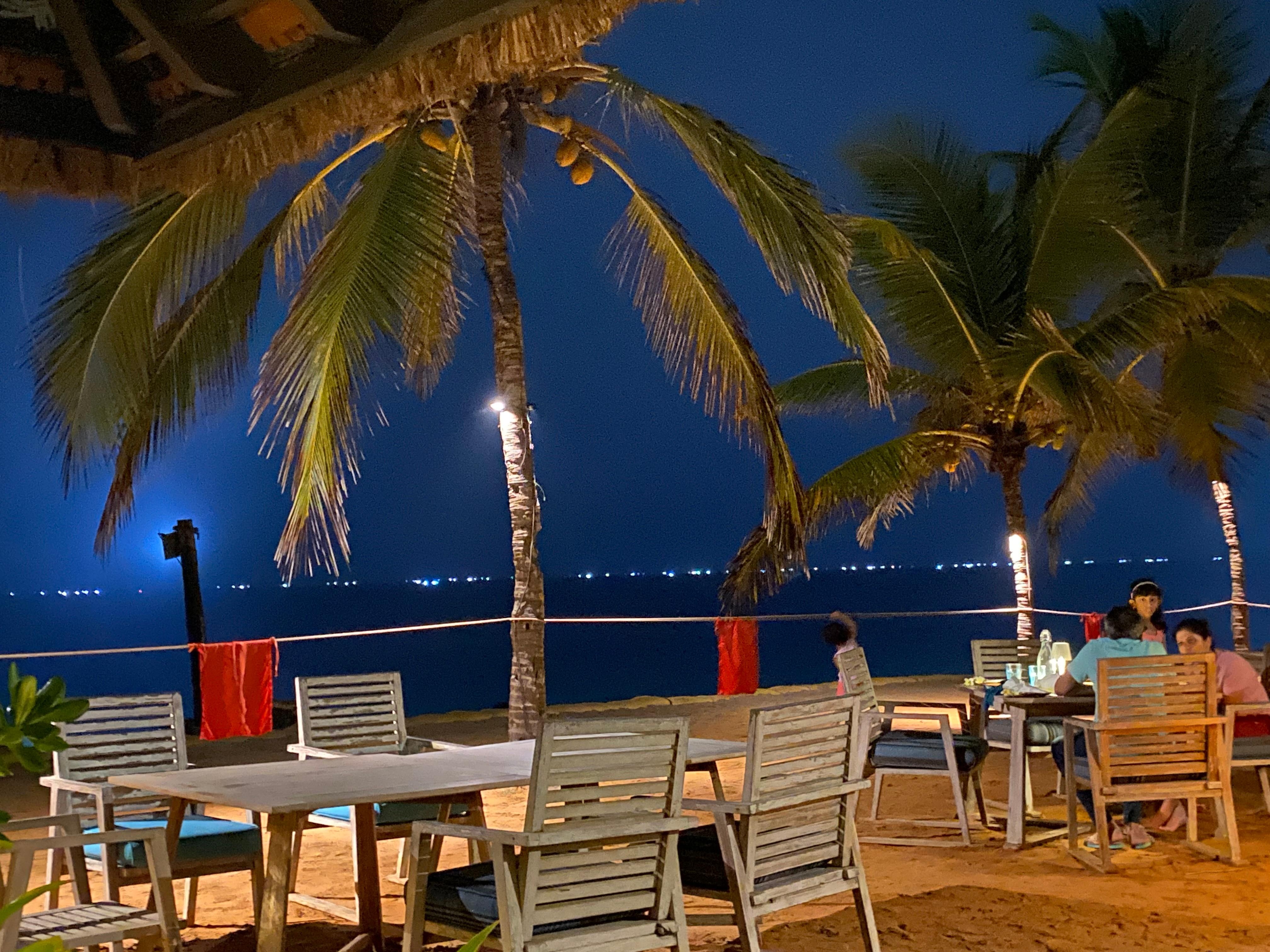 Bait restaurant at night