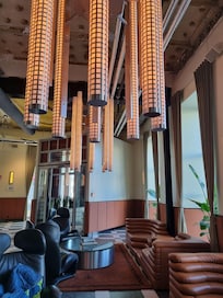 Inside the reception