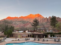 Sunrise from room balcony