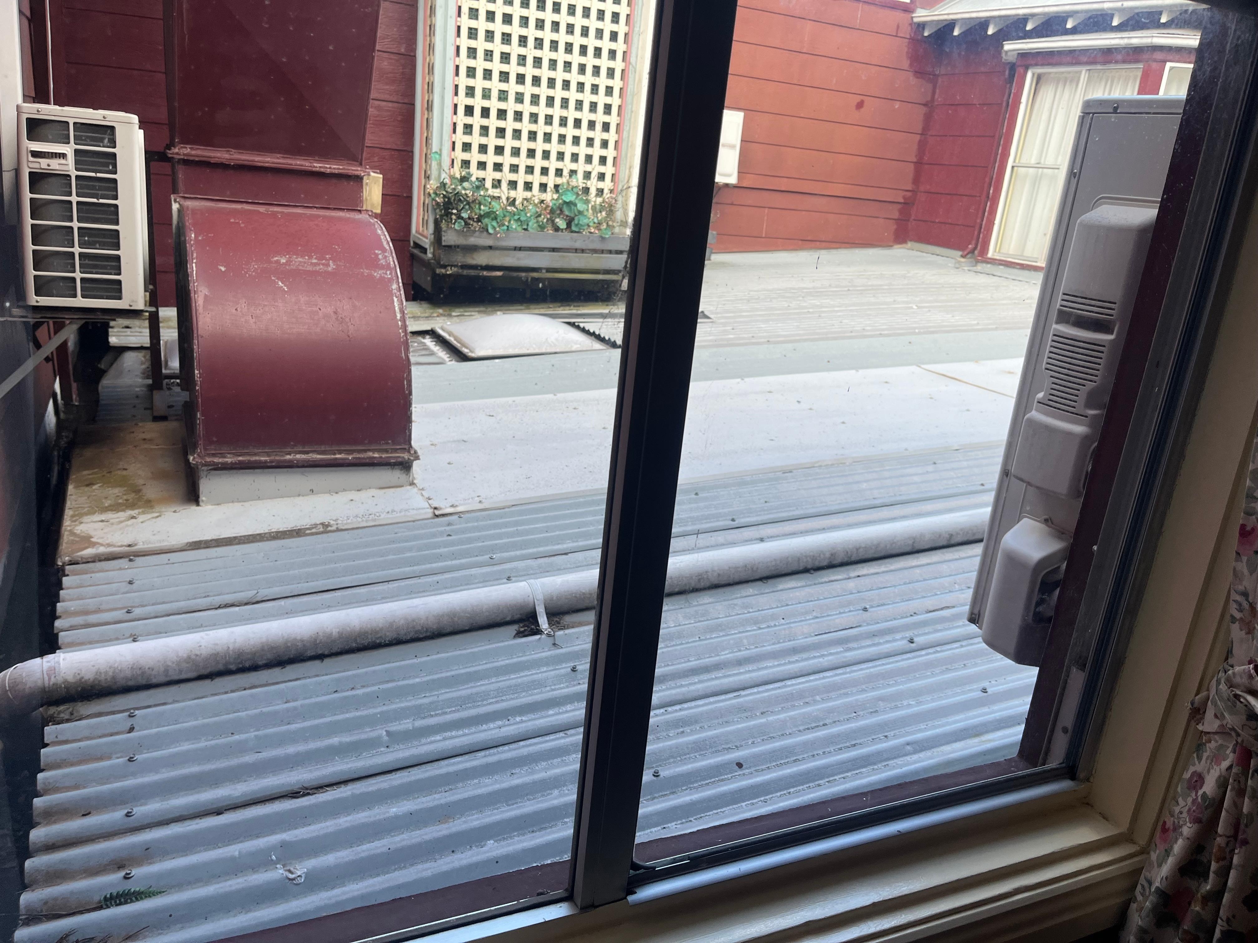 View from the window. 