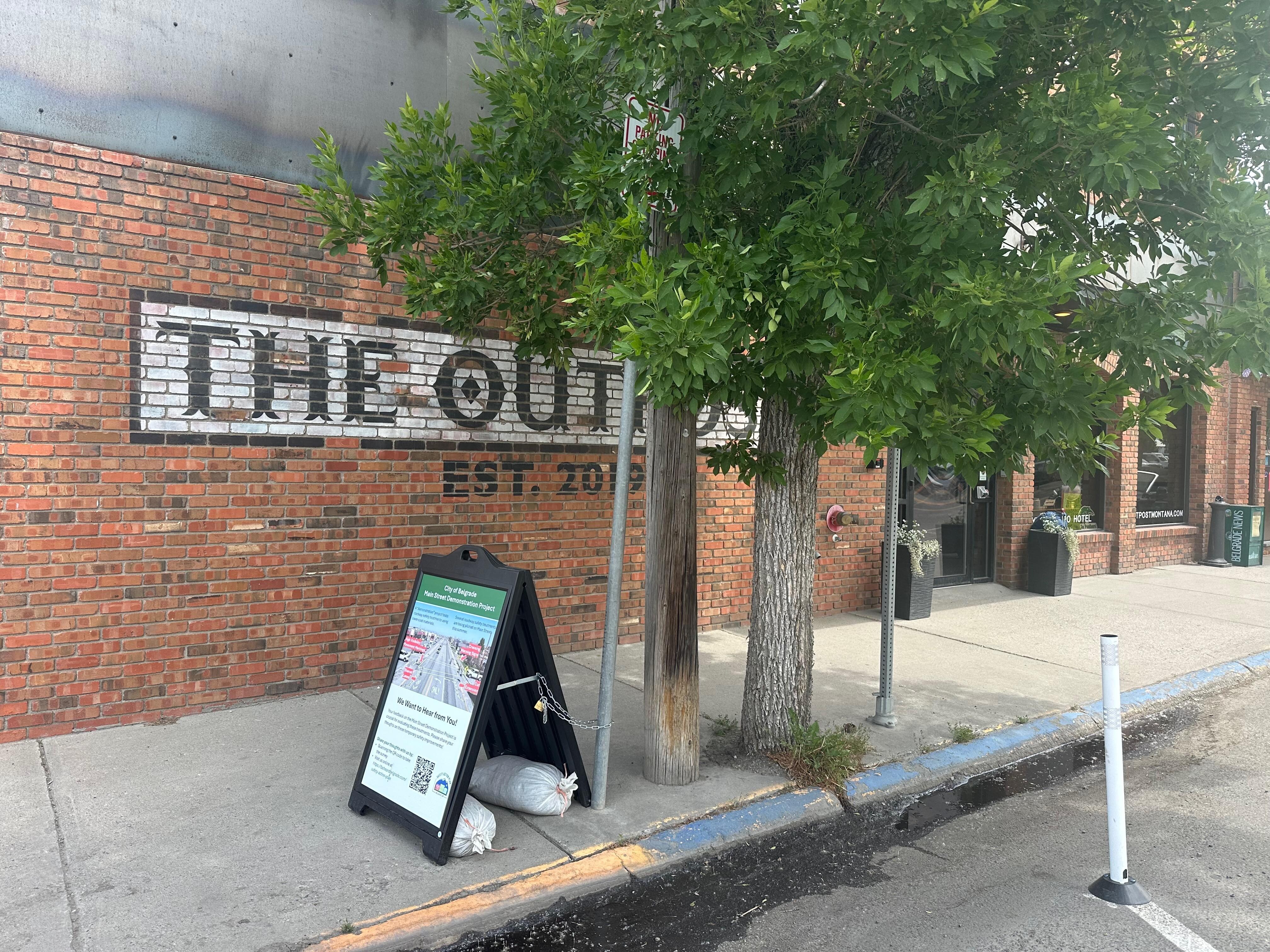 "The Outpost" front view
