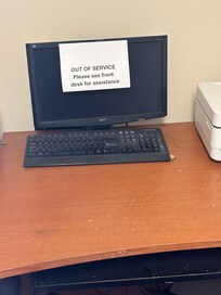 Most amenities were out of service