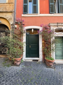 Front door.