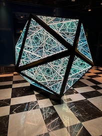 Amazing art in the lobby