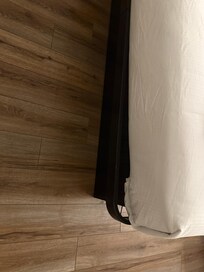 Spring mattress. Bed was weak.