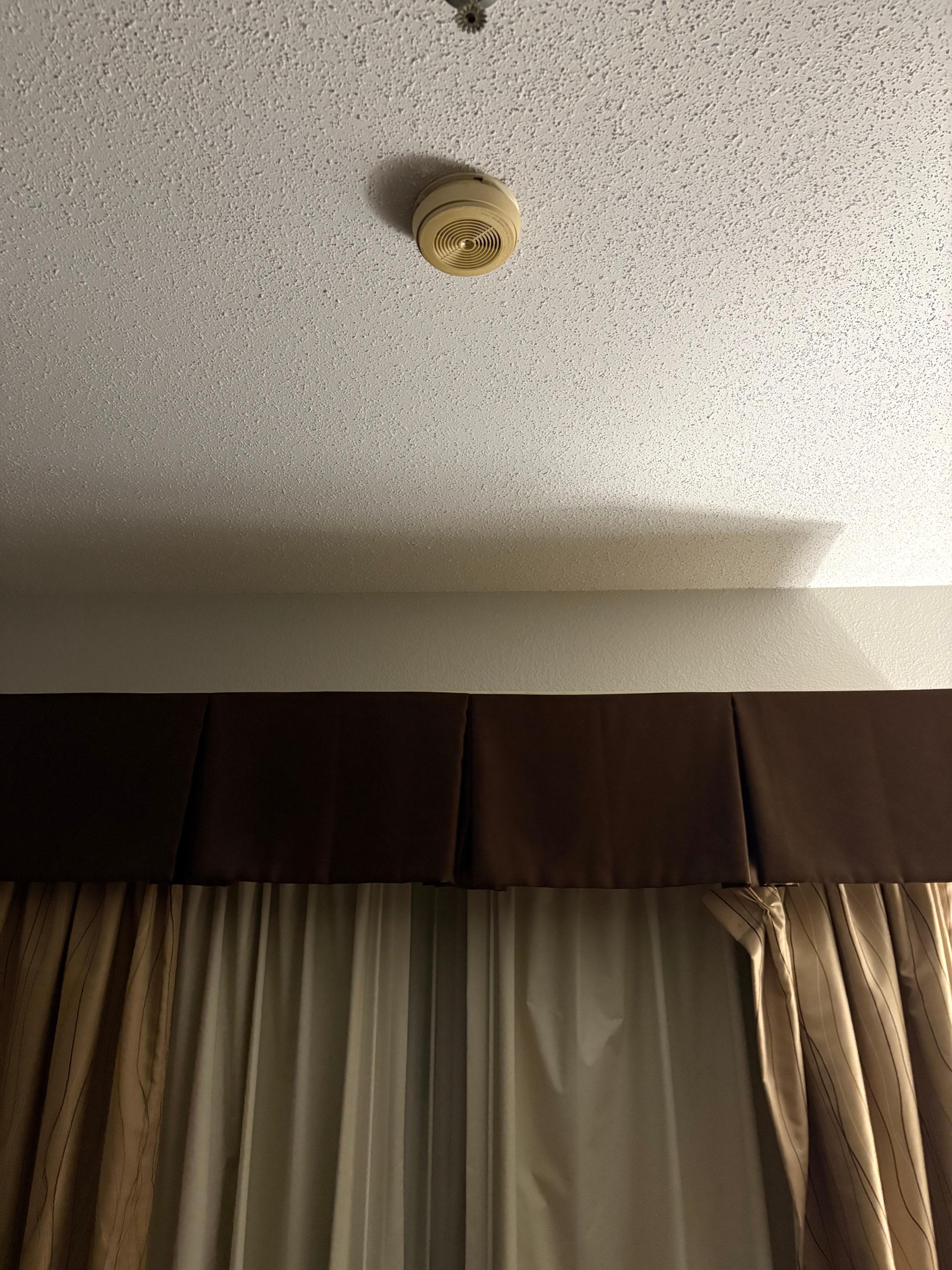 another yellowed smoke detector