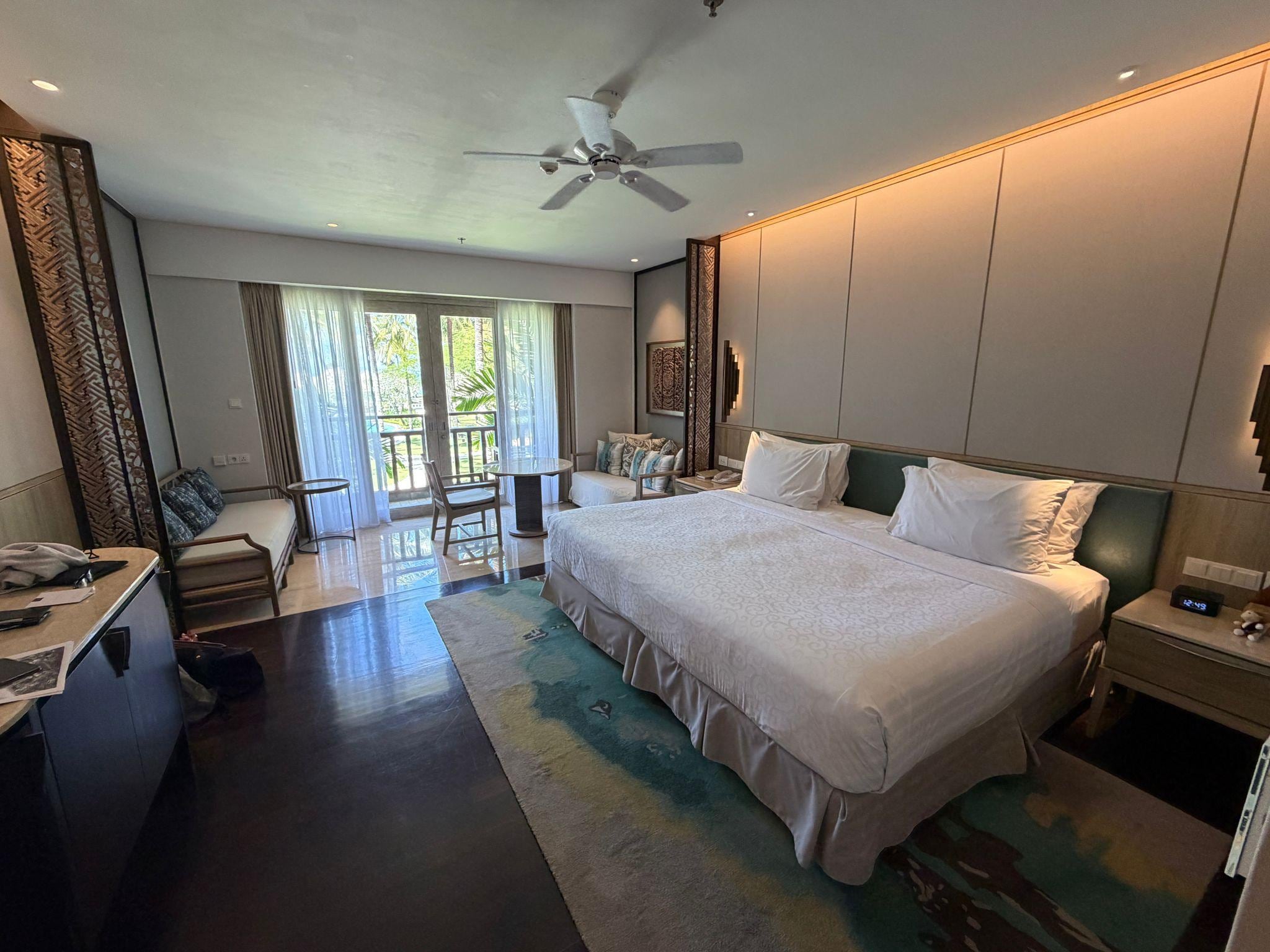 Room is good size, bed is huge