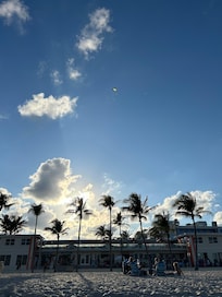 View of motel from the beach!