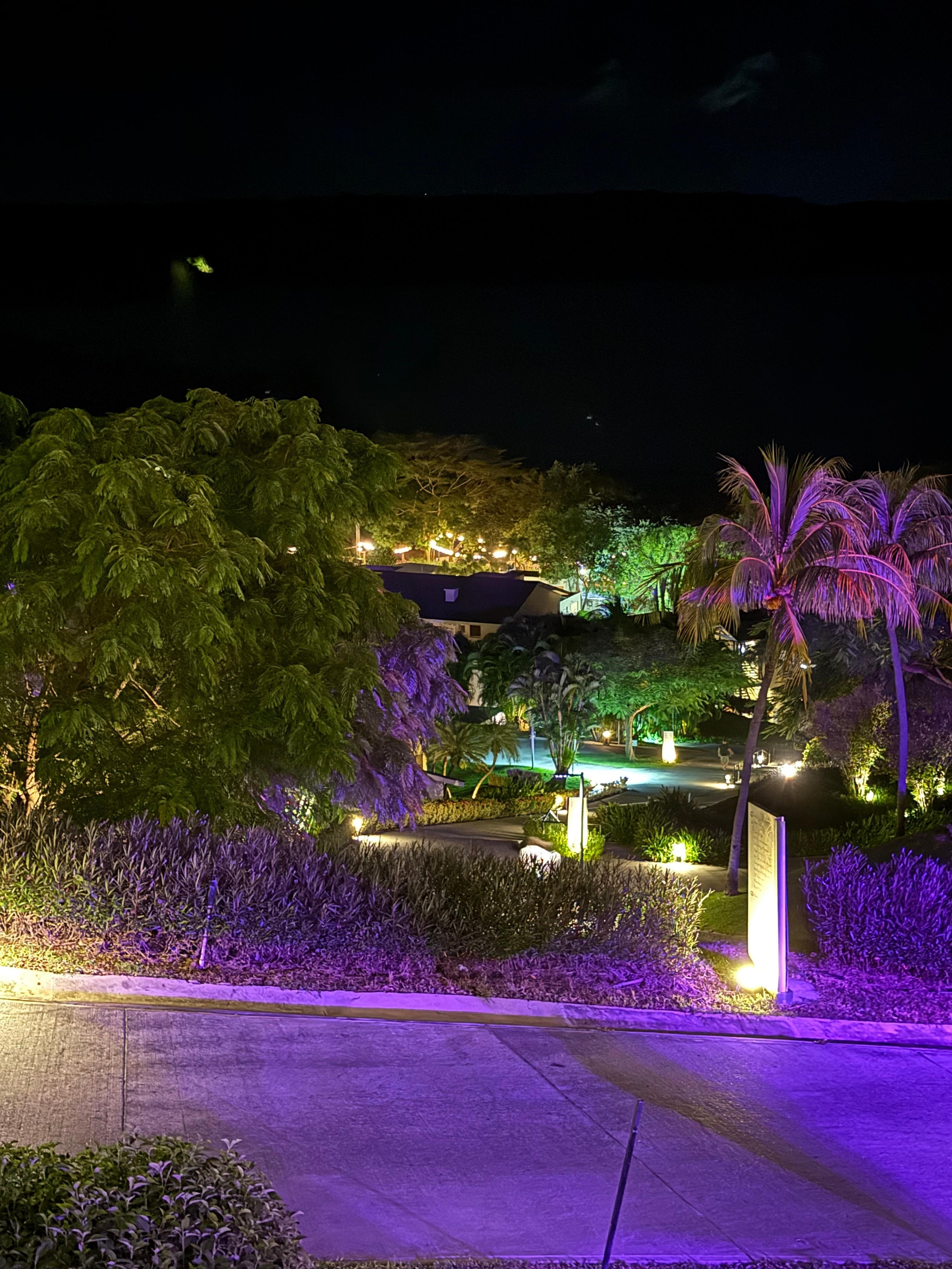 Night picture of the Ph property 