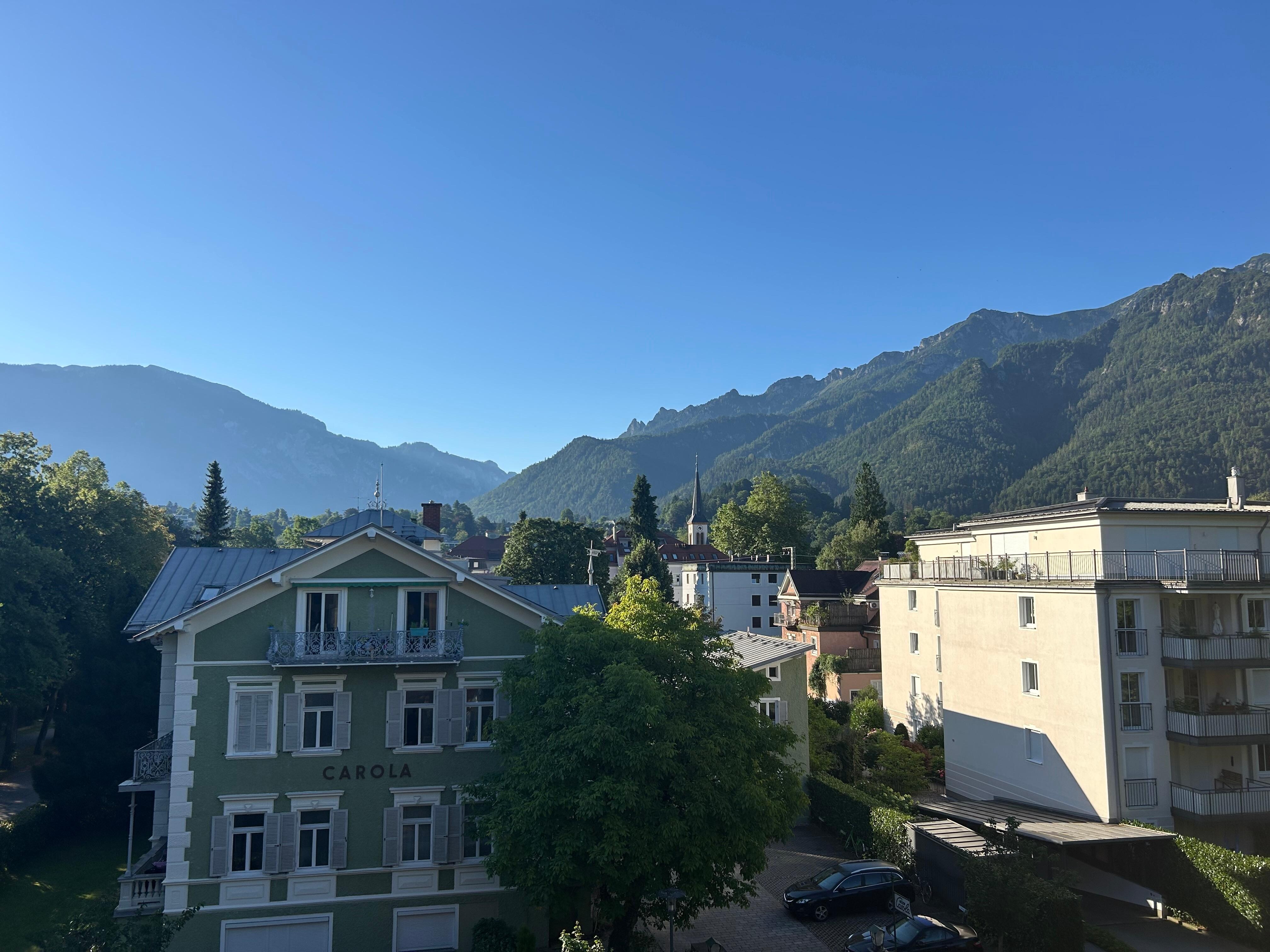 View from the balcony 