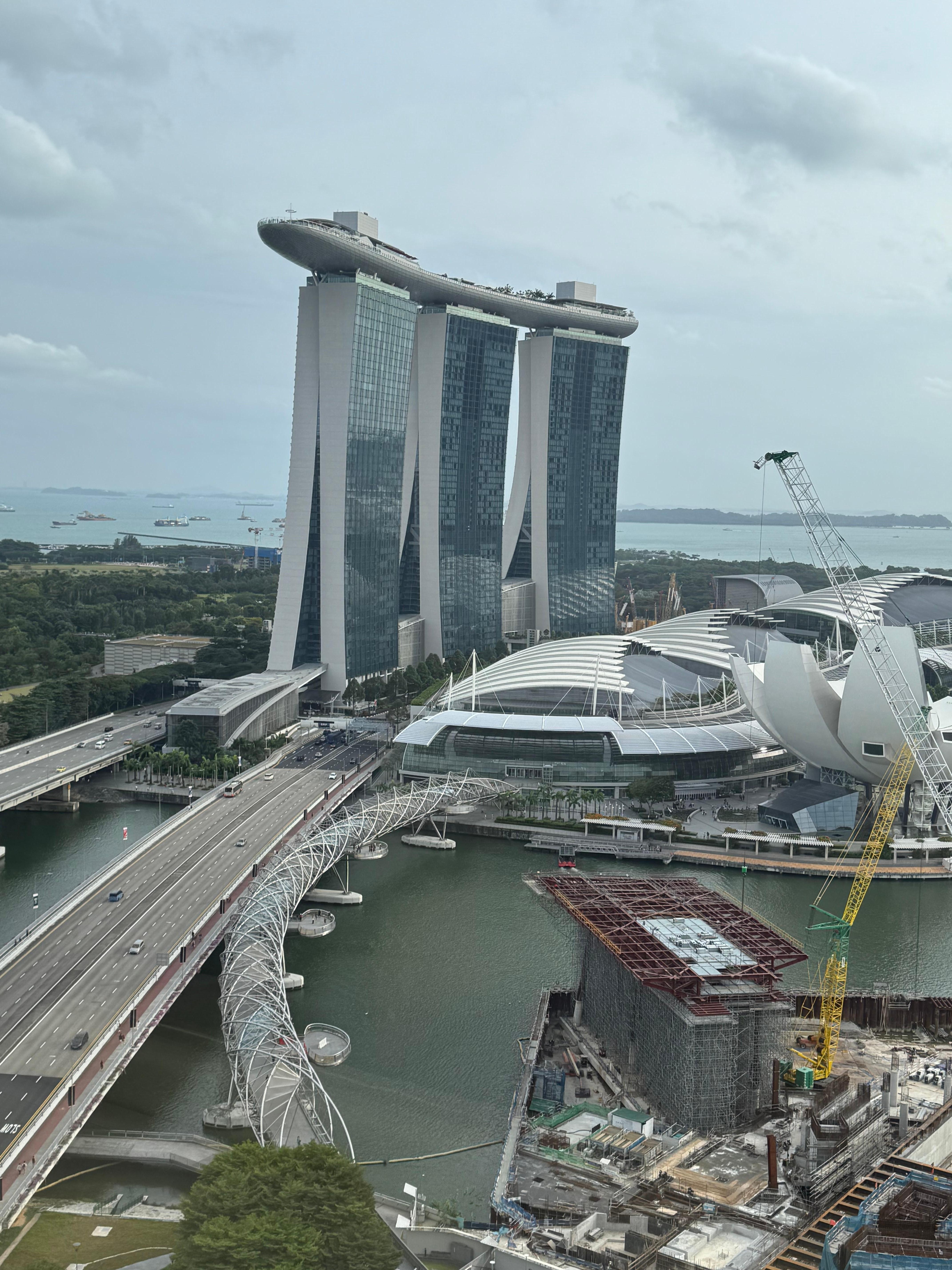 마리아나베이 전망을 볼 수 있음