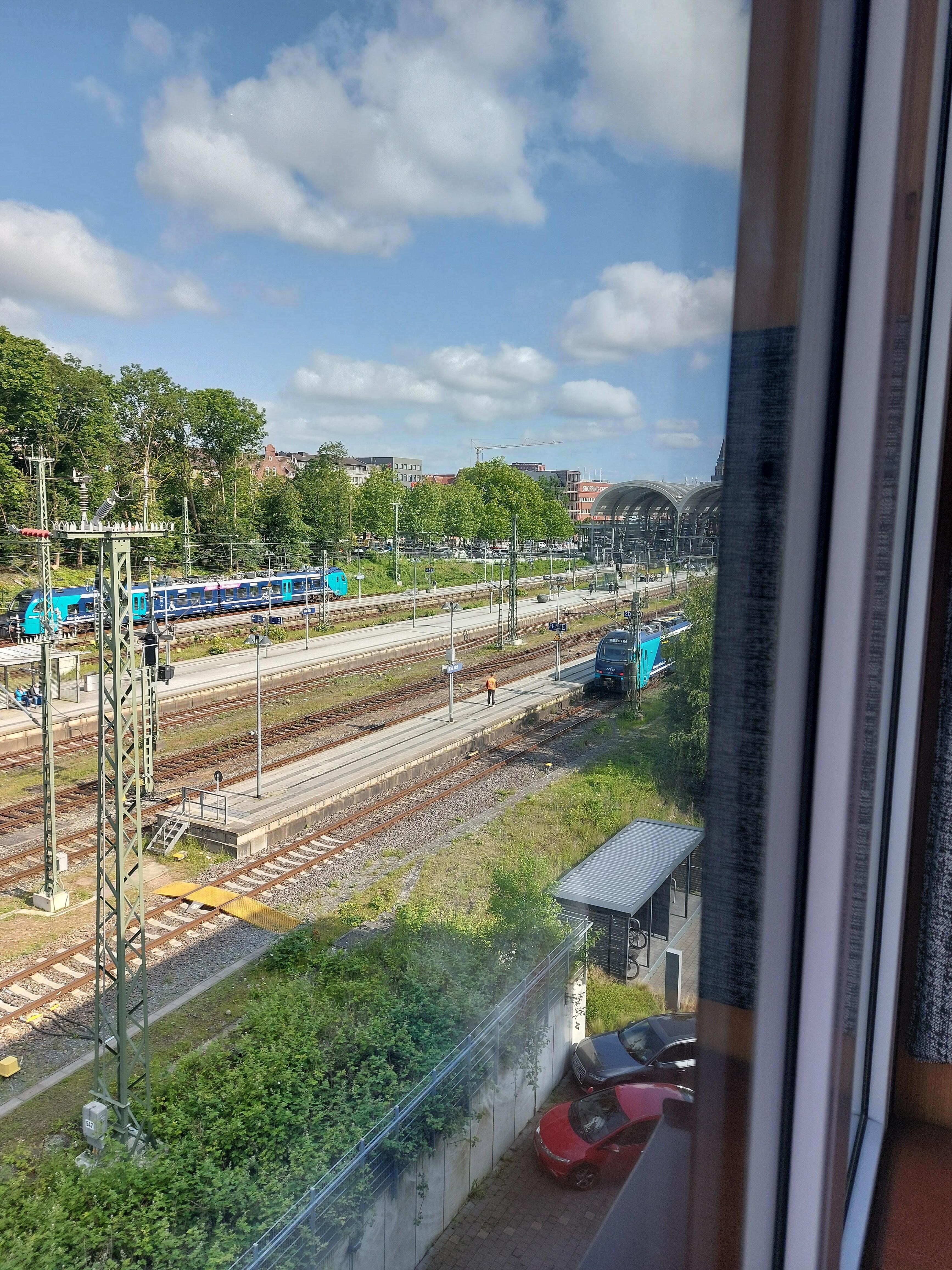 Heute war das Wetter auf meiner Seite und jetzt geht es zum Schiff 