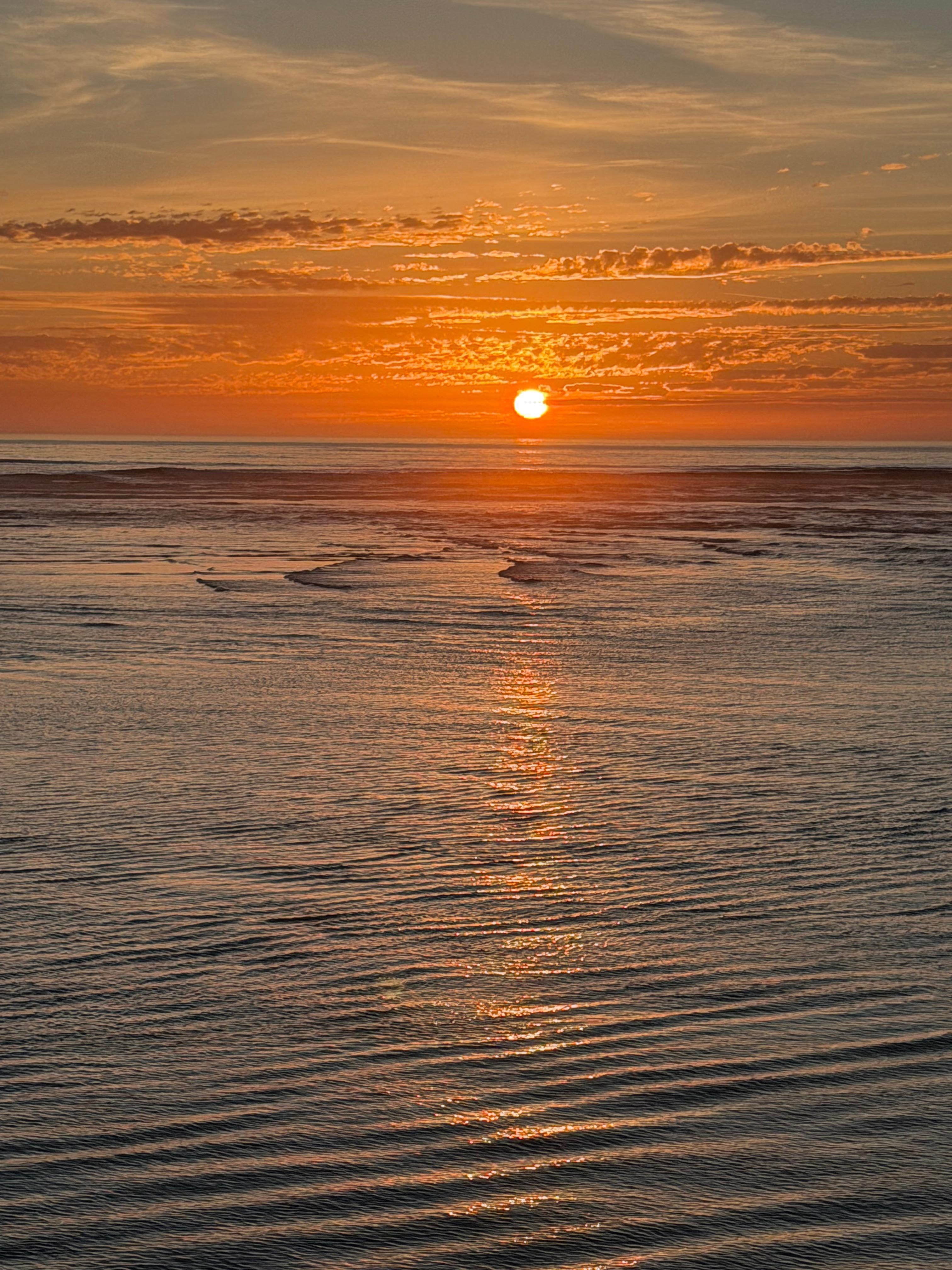 Sunset view from near freeway viewpoint