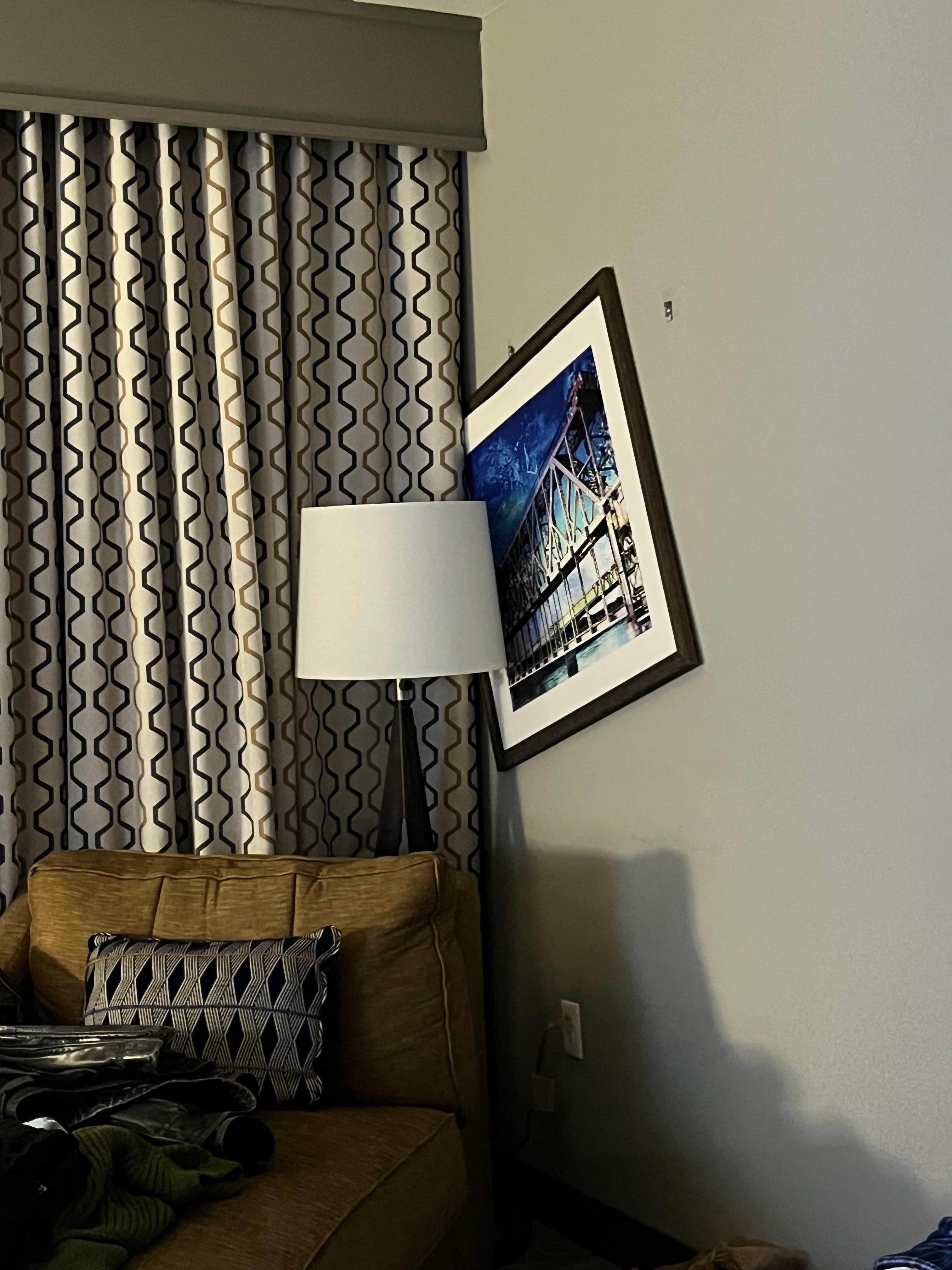 This was the first thing I noticed when we went to our second room. Par for the course. 