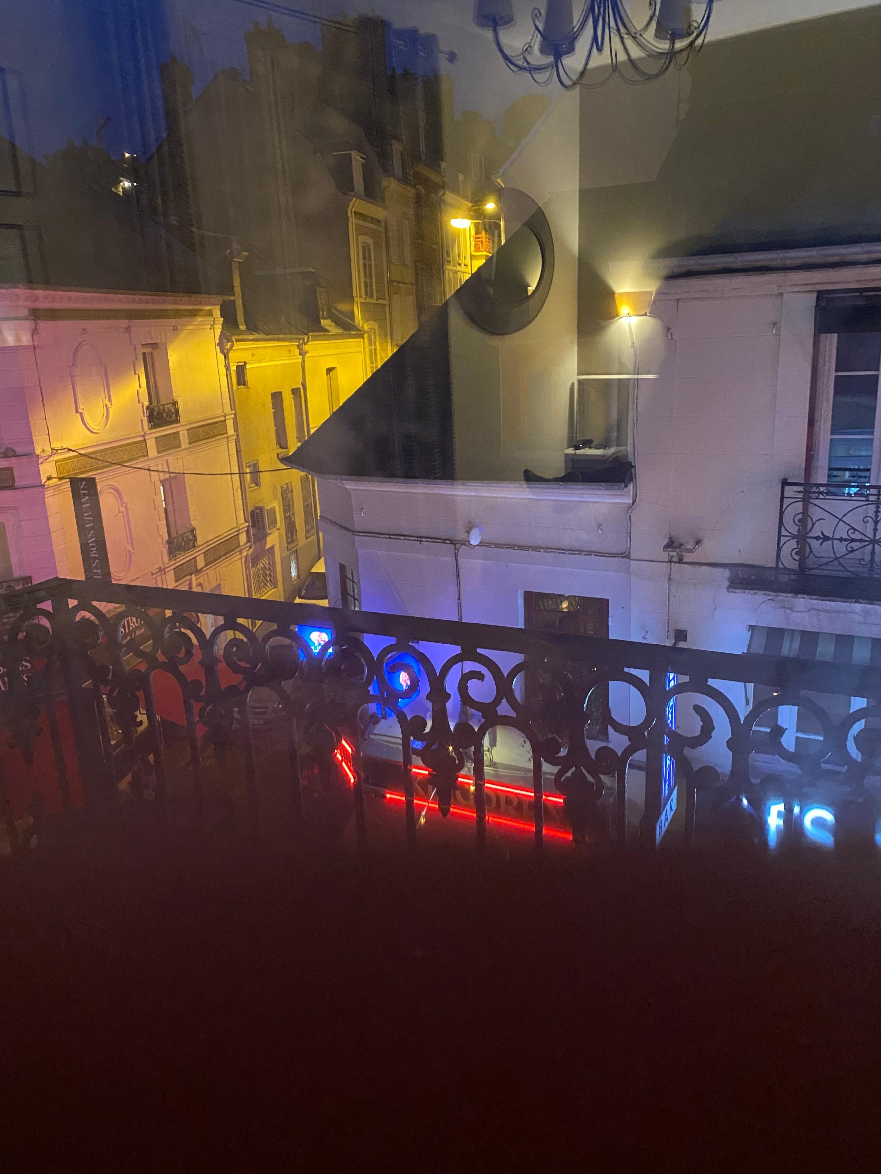 Night view from room
