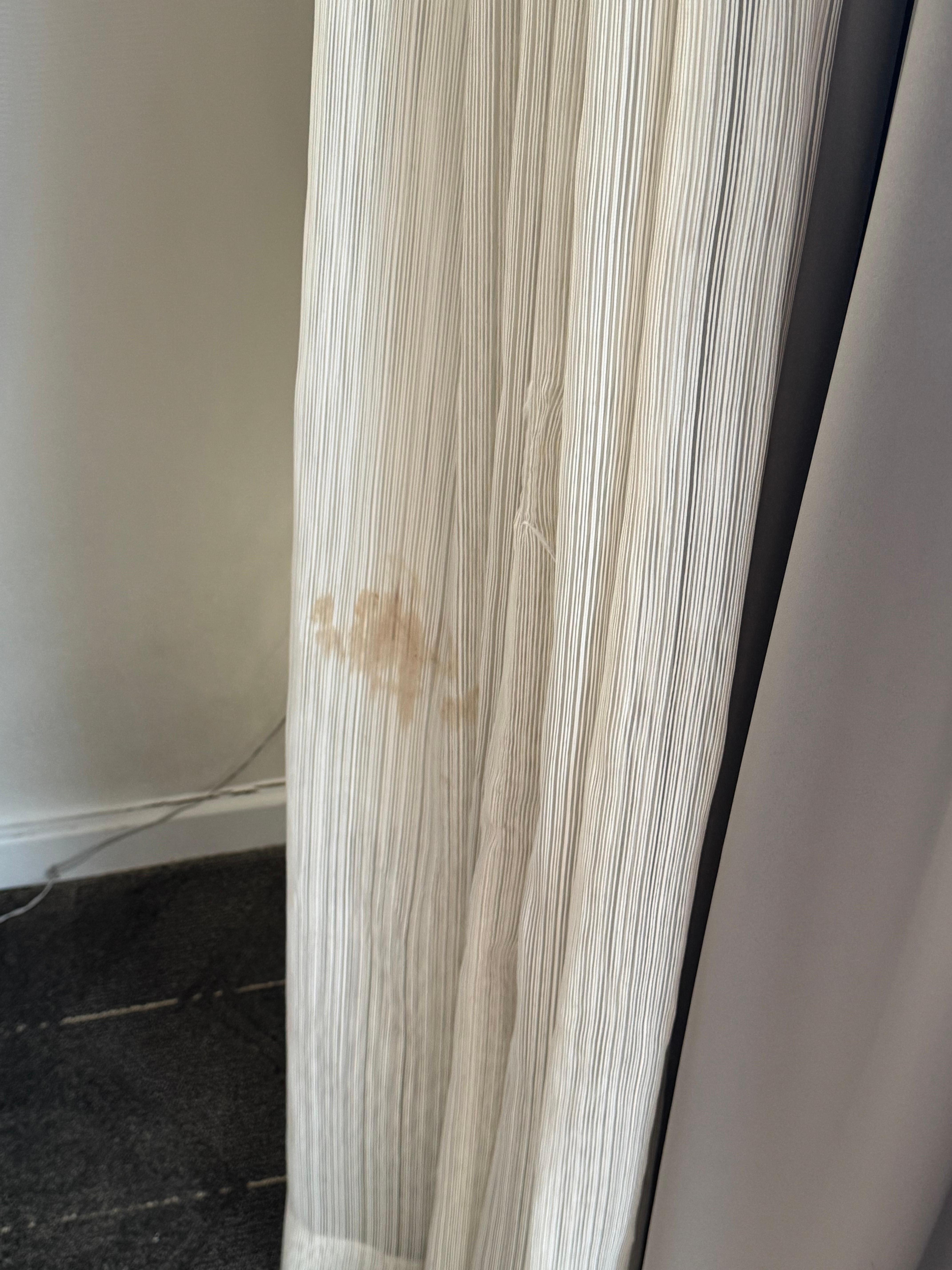 Stain on curtains 
