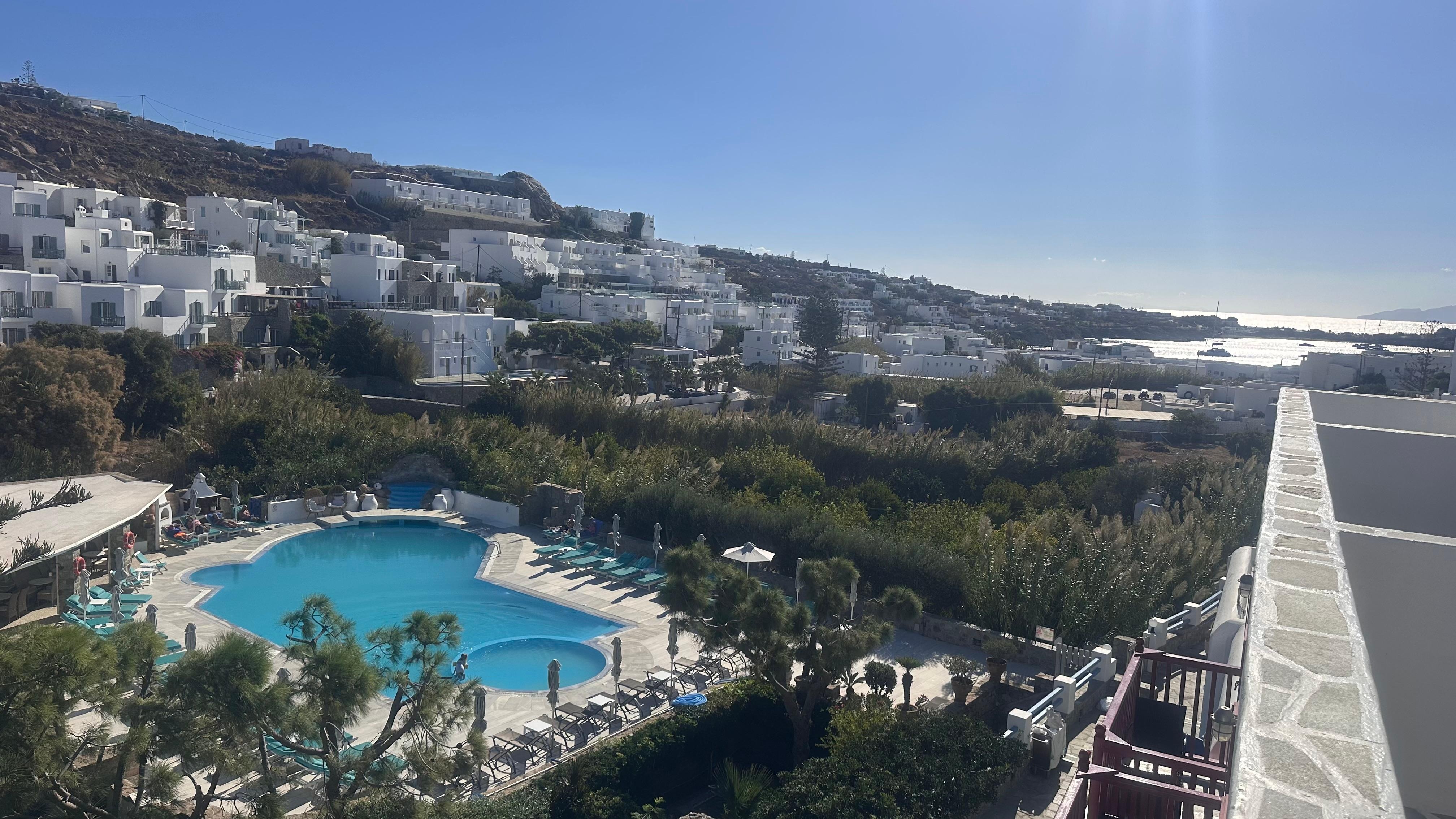 Vue depuis notre chambre 