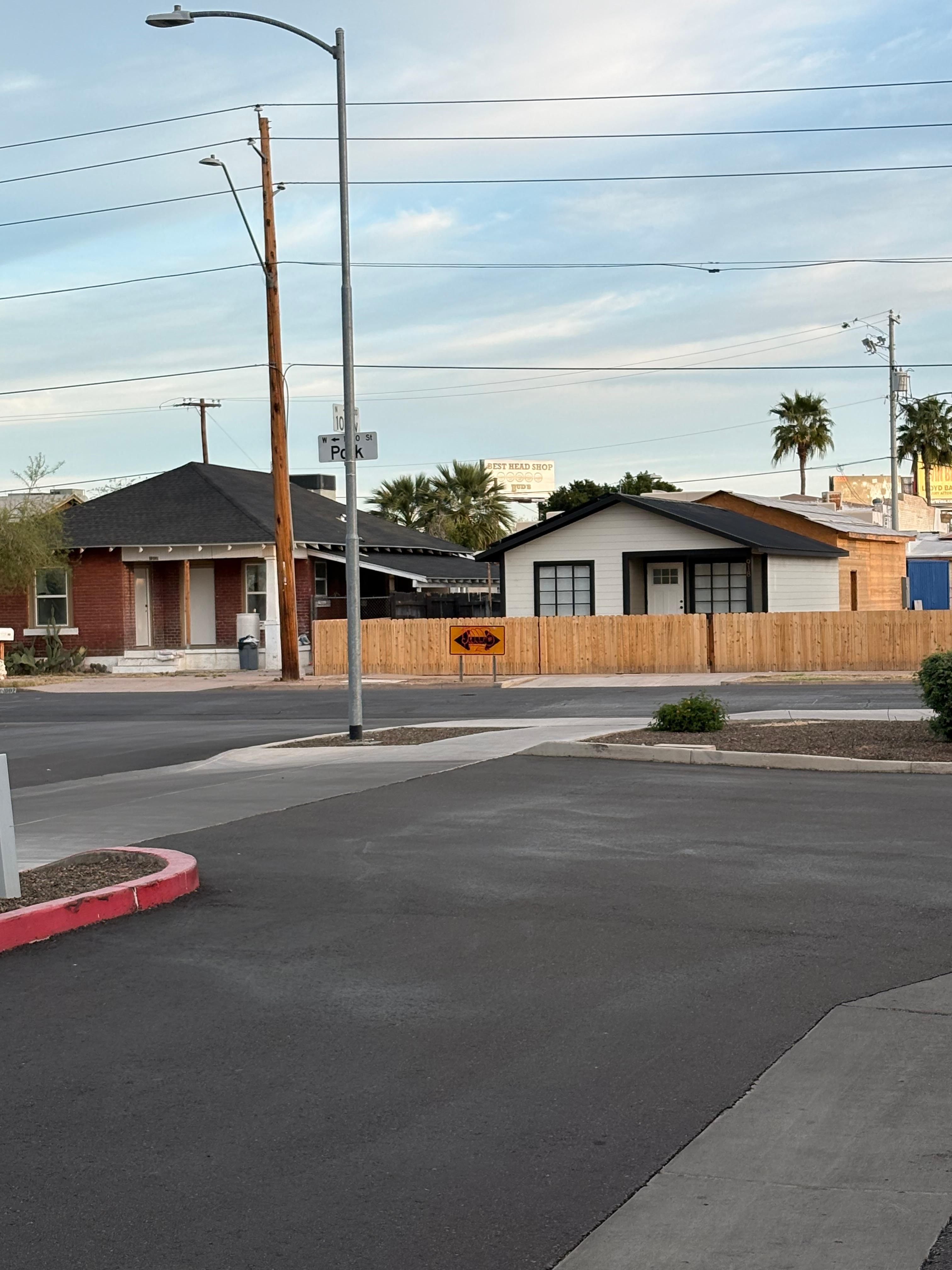Neighborhood across from hotel