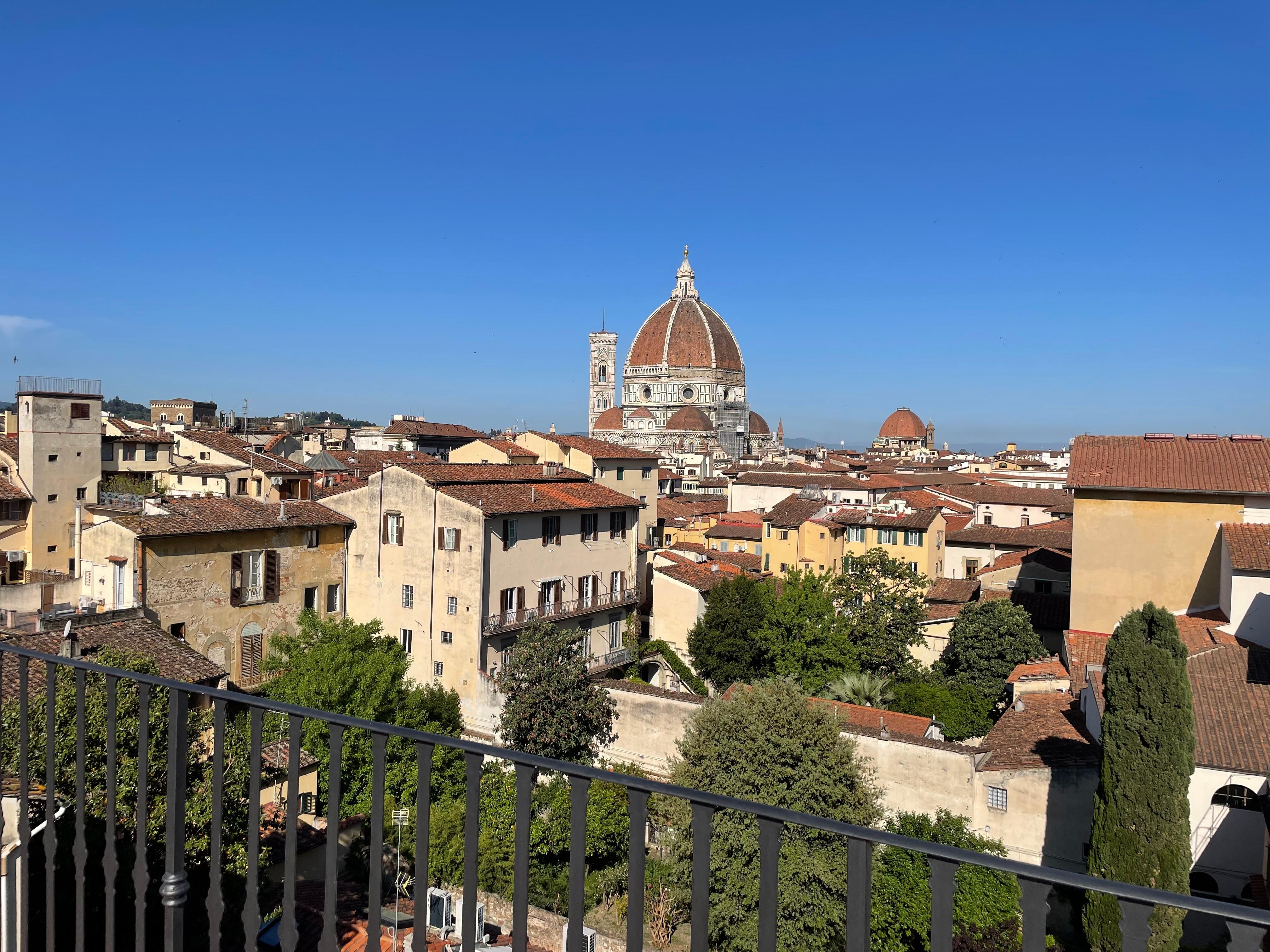 View from roof top terrace