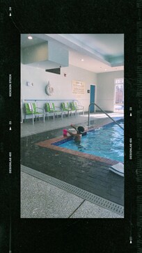 The indoor pool was perfect for us on a snowy weekend!