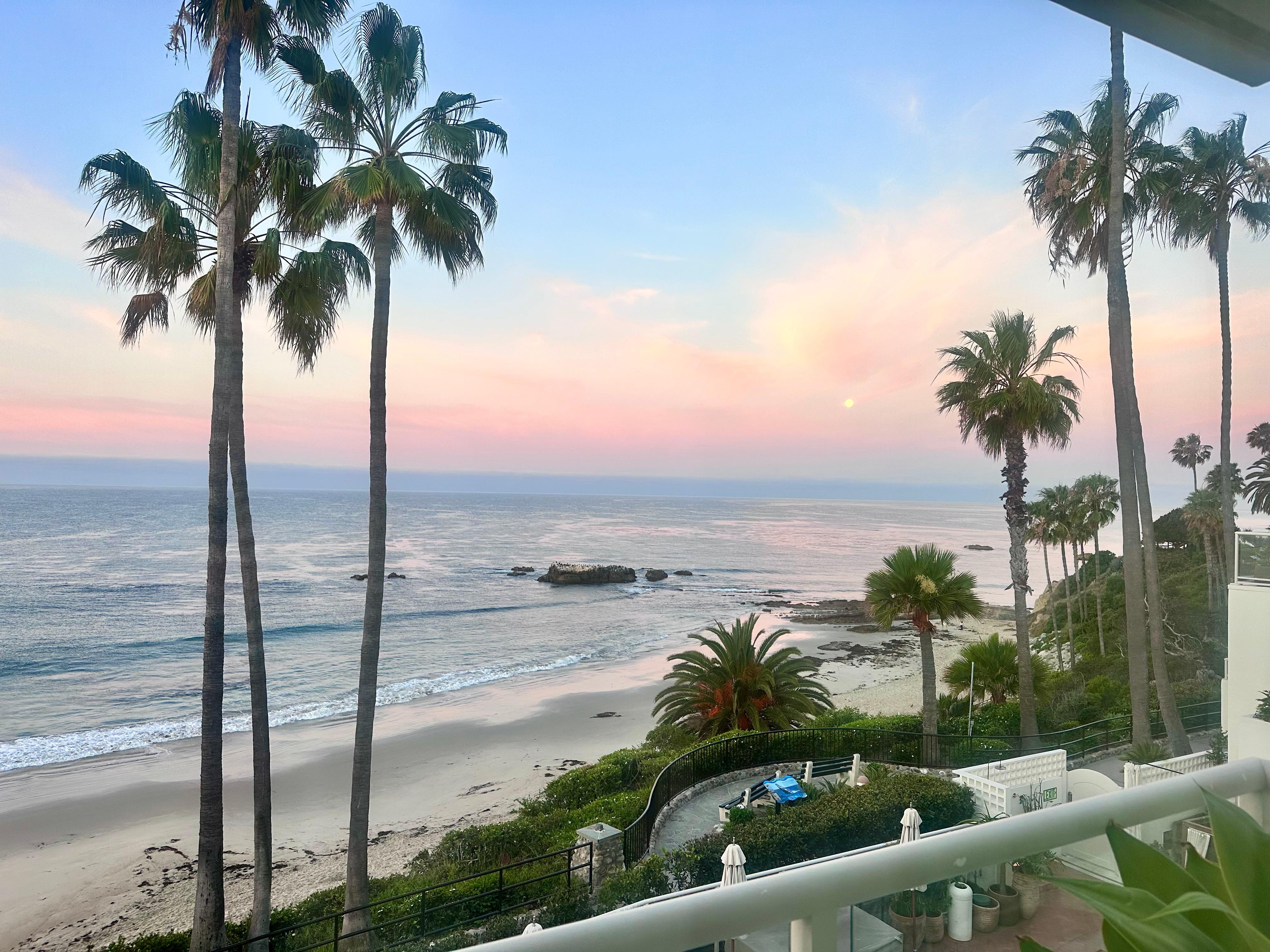 View from our room. Early am