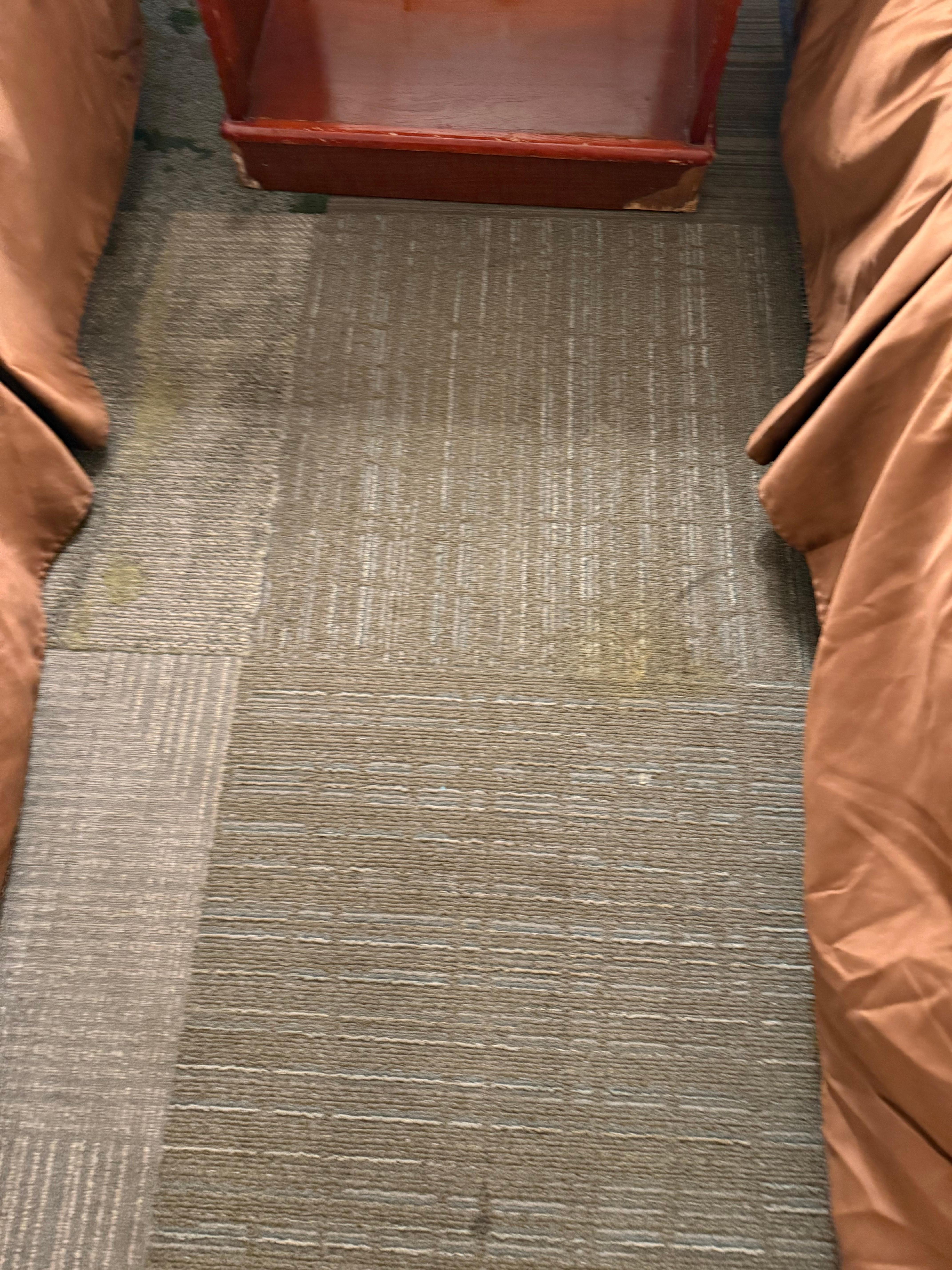 Carpet area in front of night