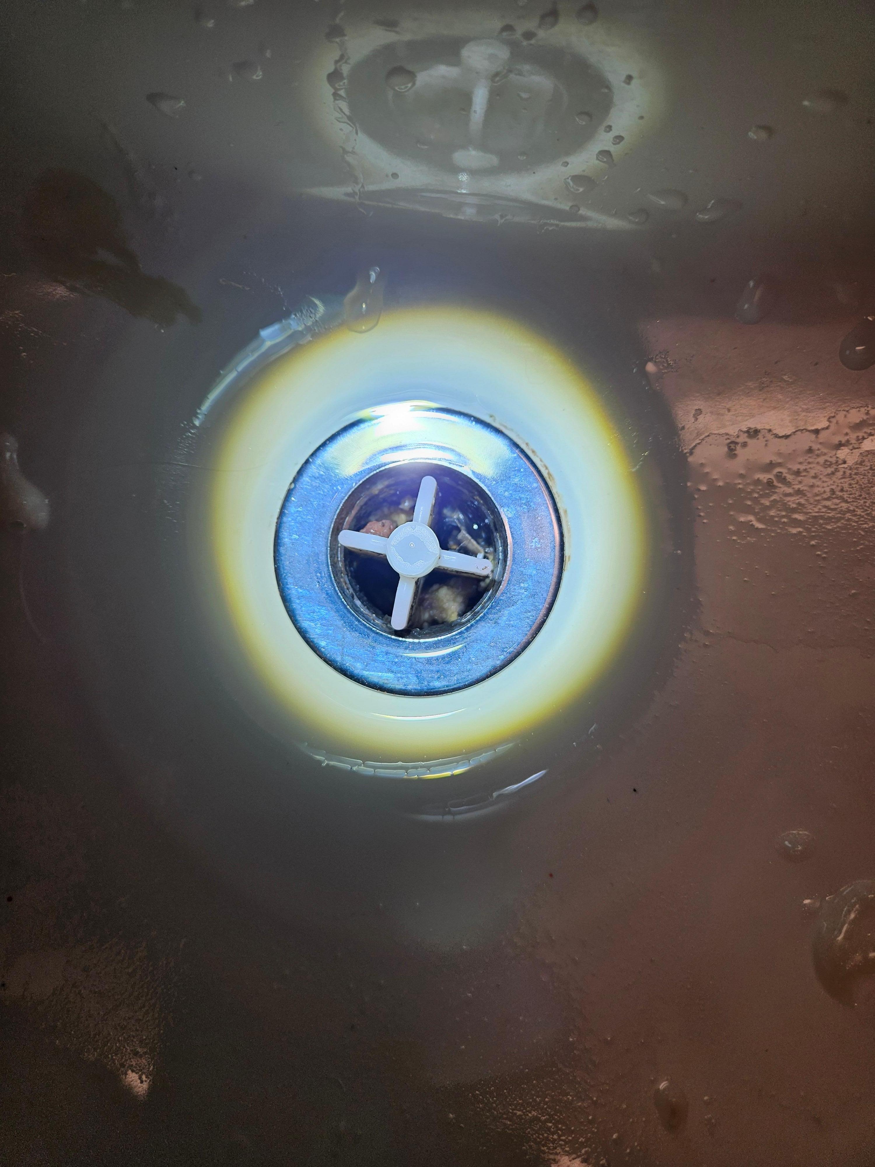 Clogged with who knows