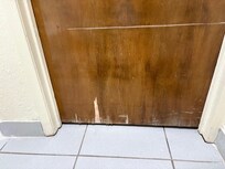 Ratty bathroom door