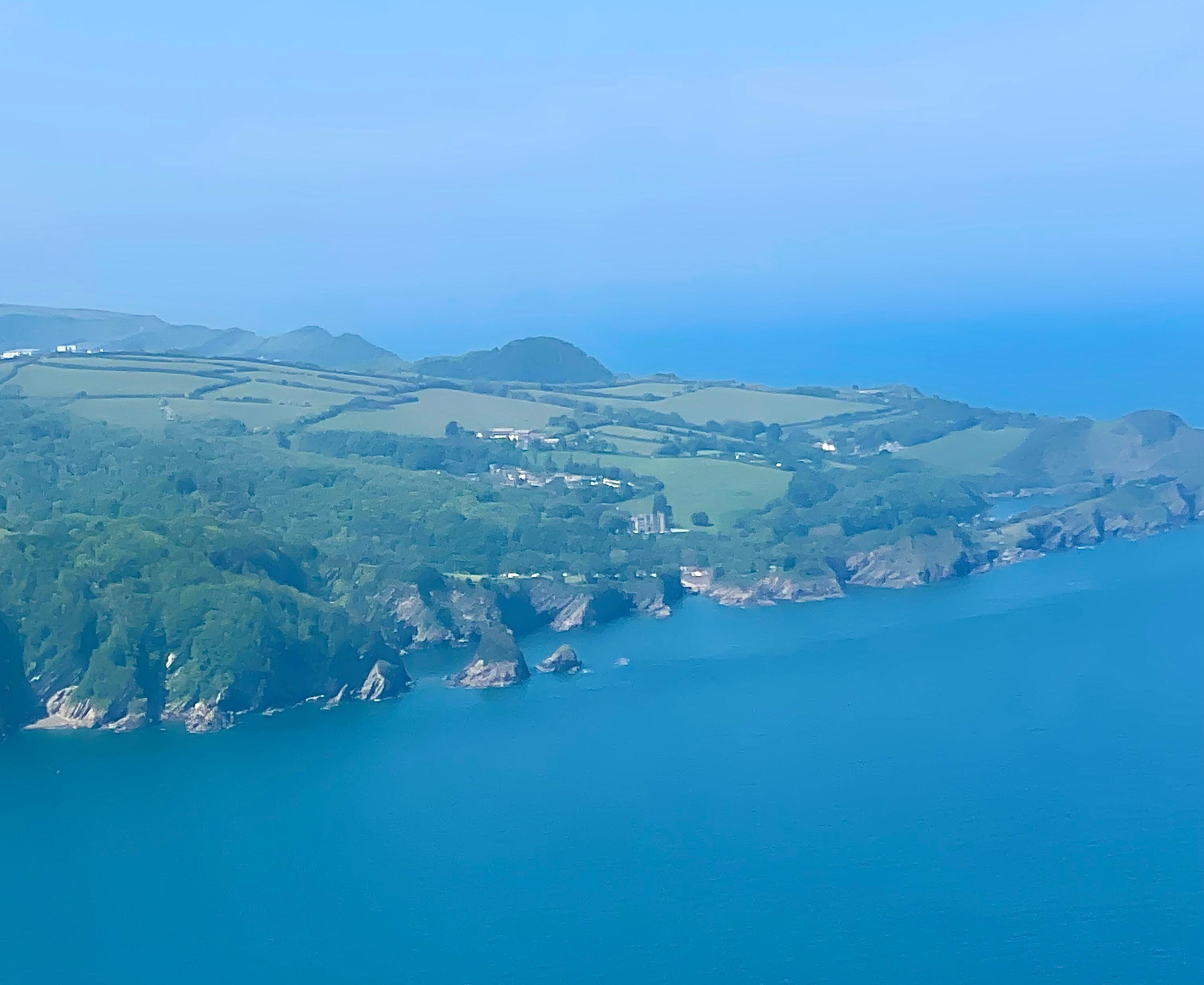 This is the coastline location of the property. 