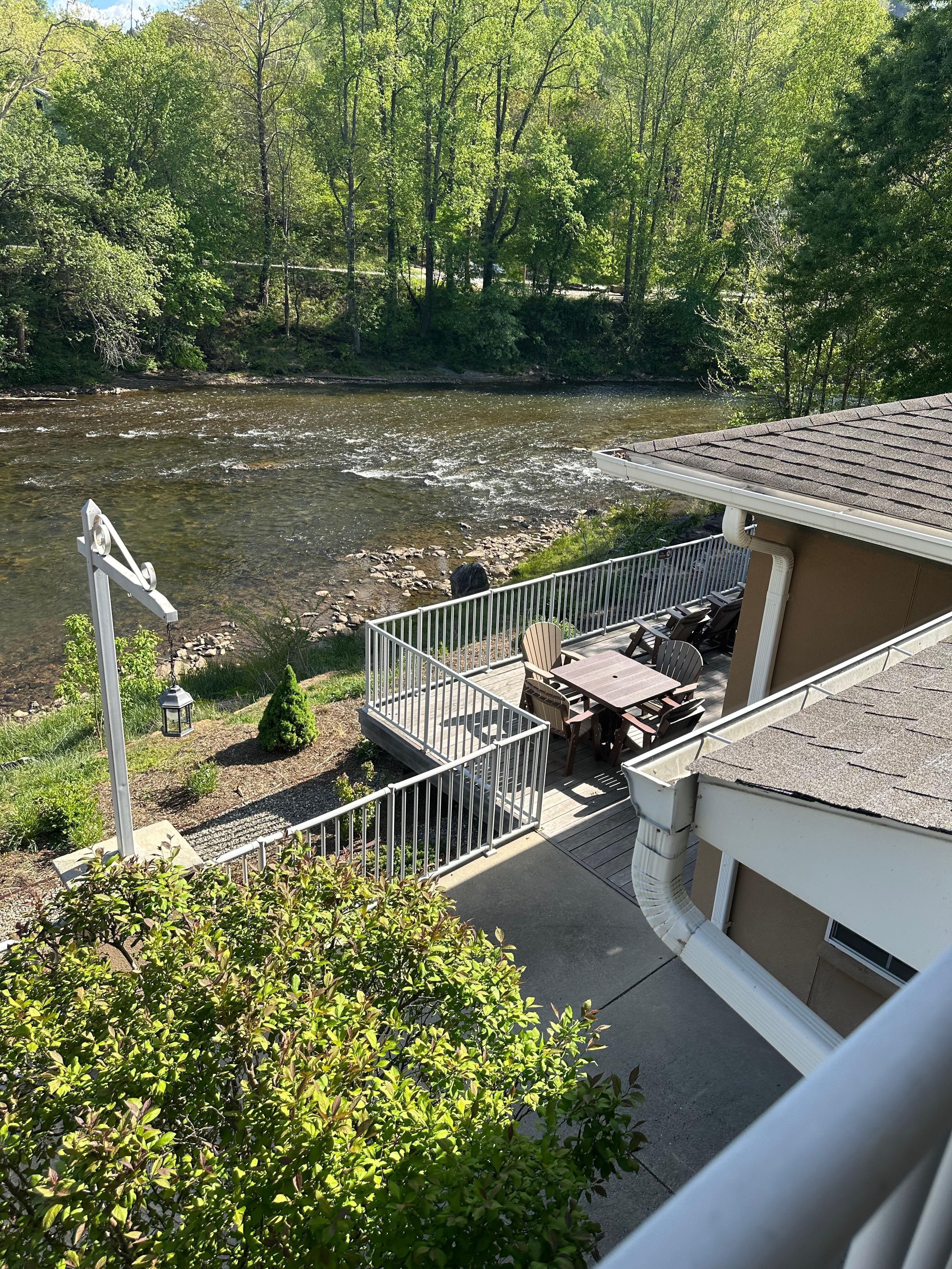 We enjoyed the views from our balcony 