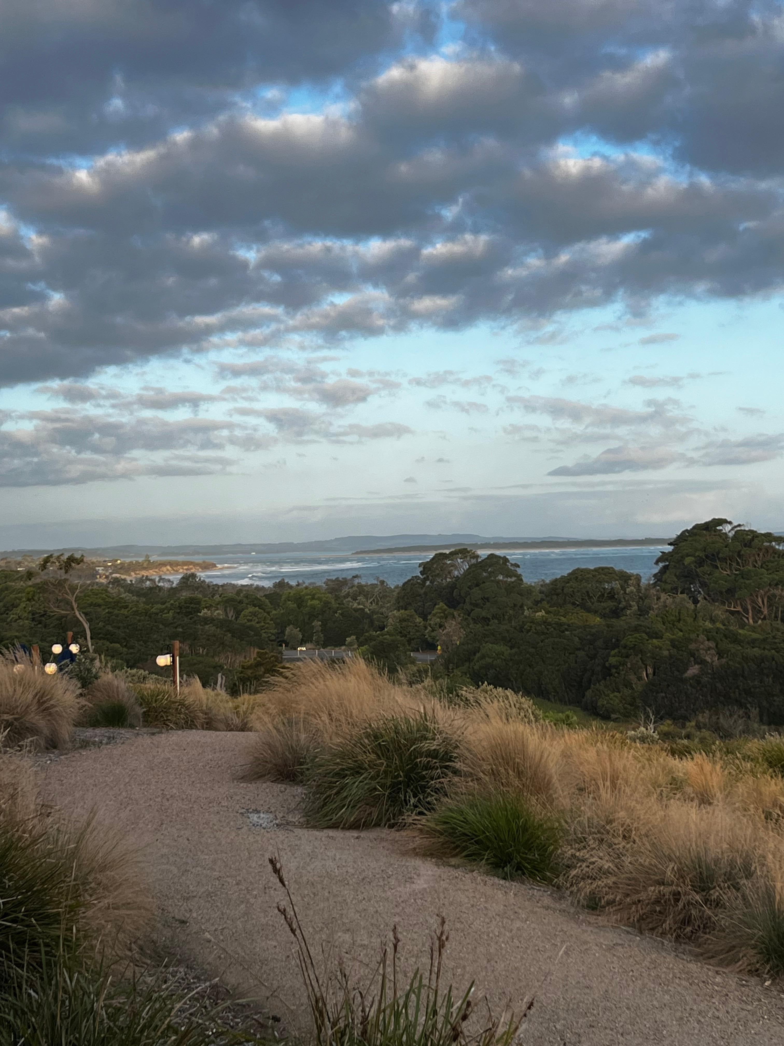 View from room’s balcony