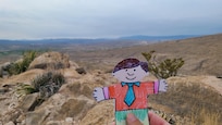 Took Flat Stanley to the trails for my nephew.