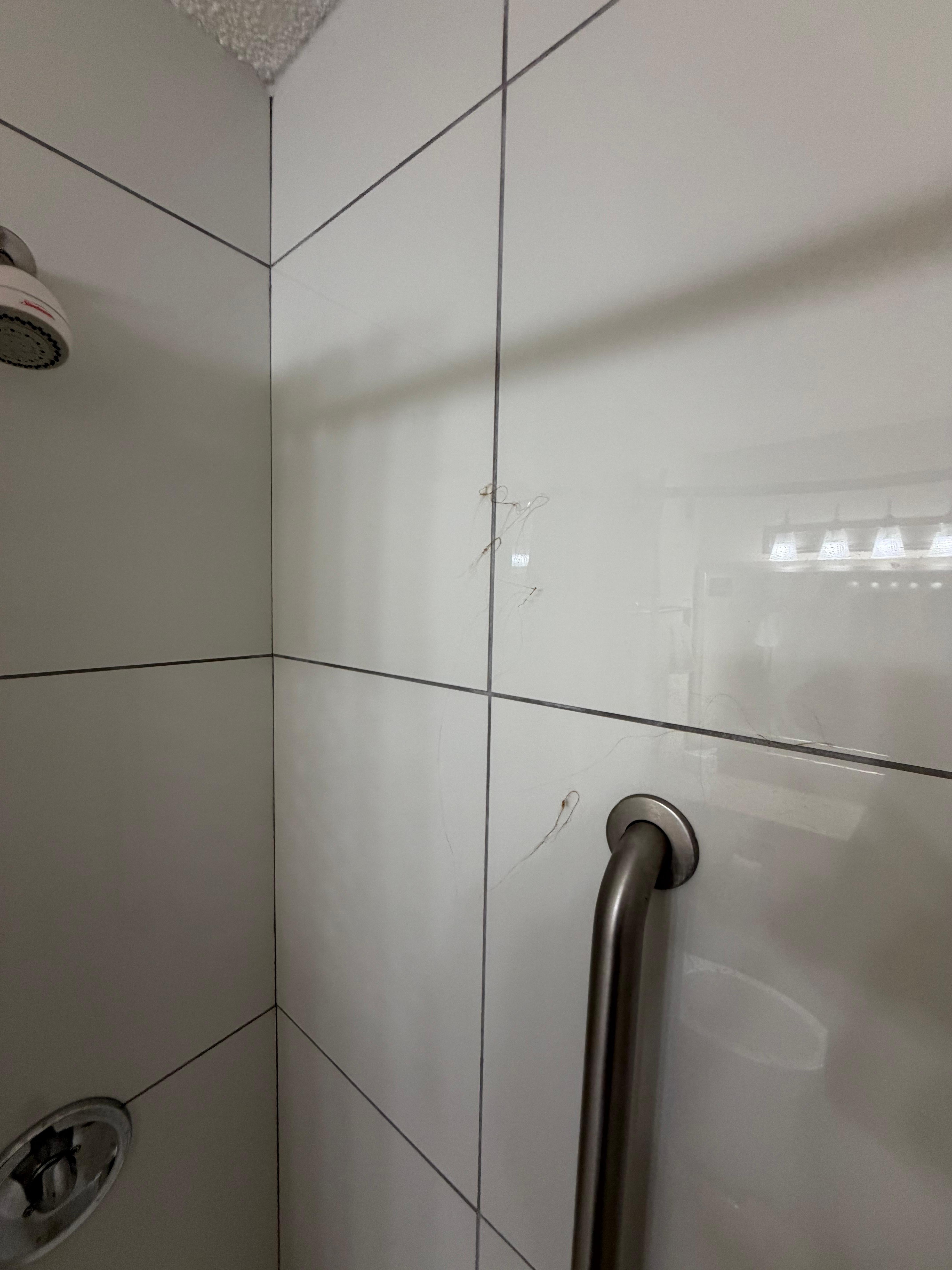 Massive amounts of hair in shower