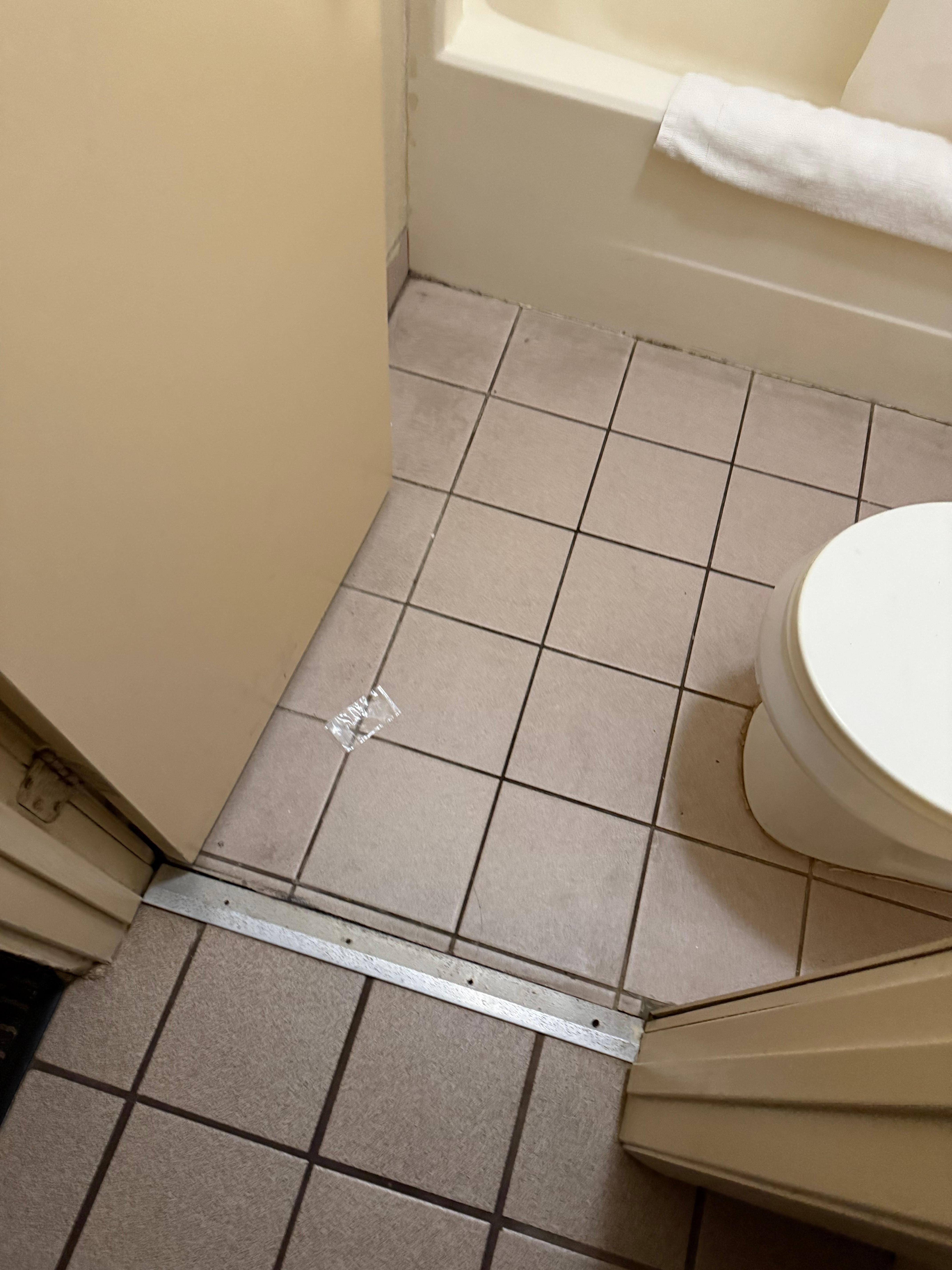 Plastic on the floor