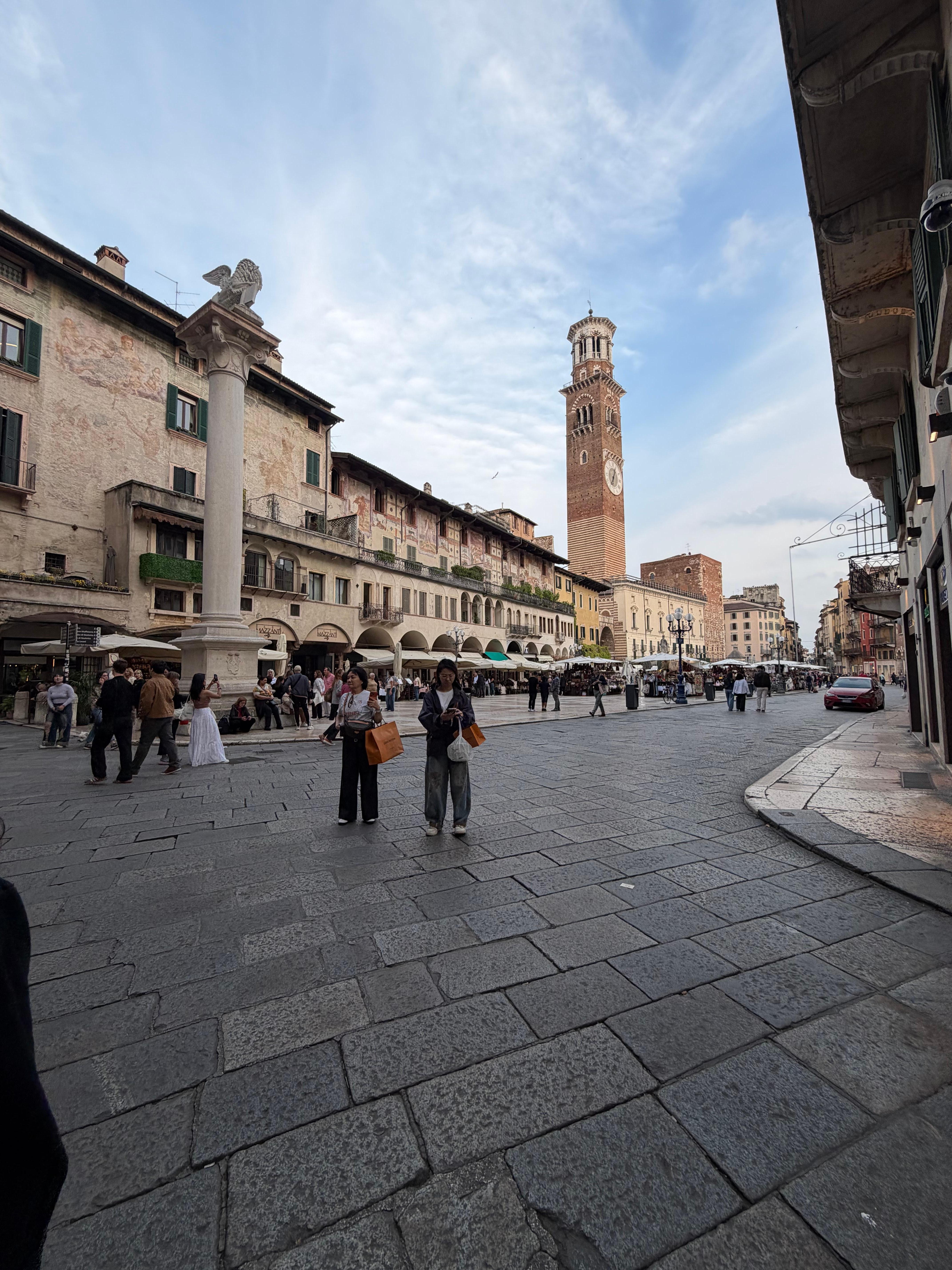 Piazza, just outside Hotel Entrance