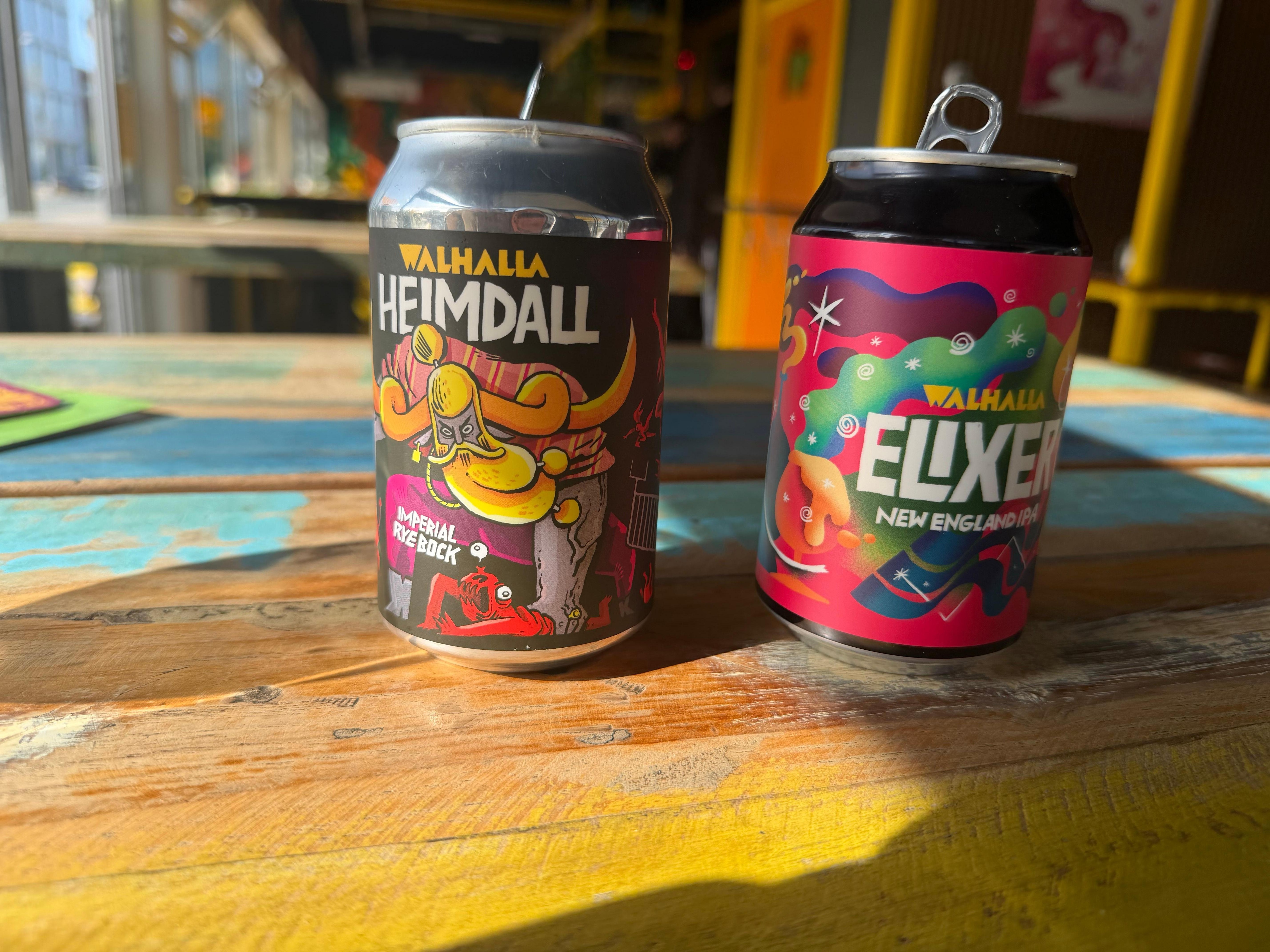 Beers at the local brewery 