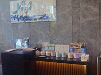 Bath salts are available if u need to soak in the bathtub.