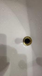 Broken sink