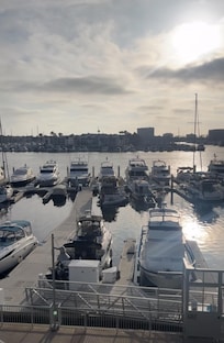 View from our balcony
