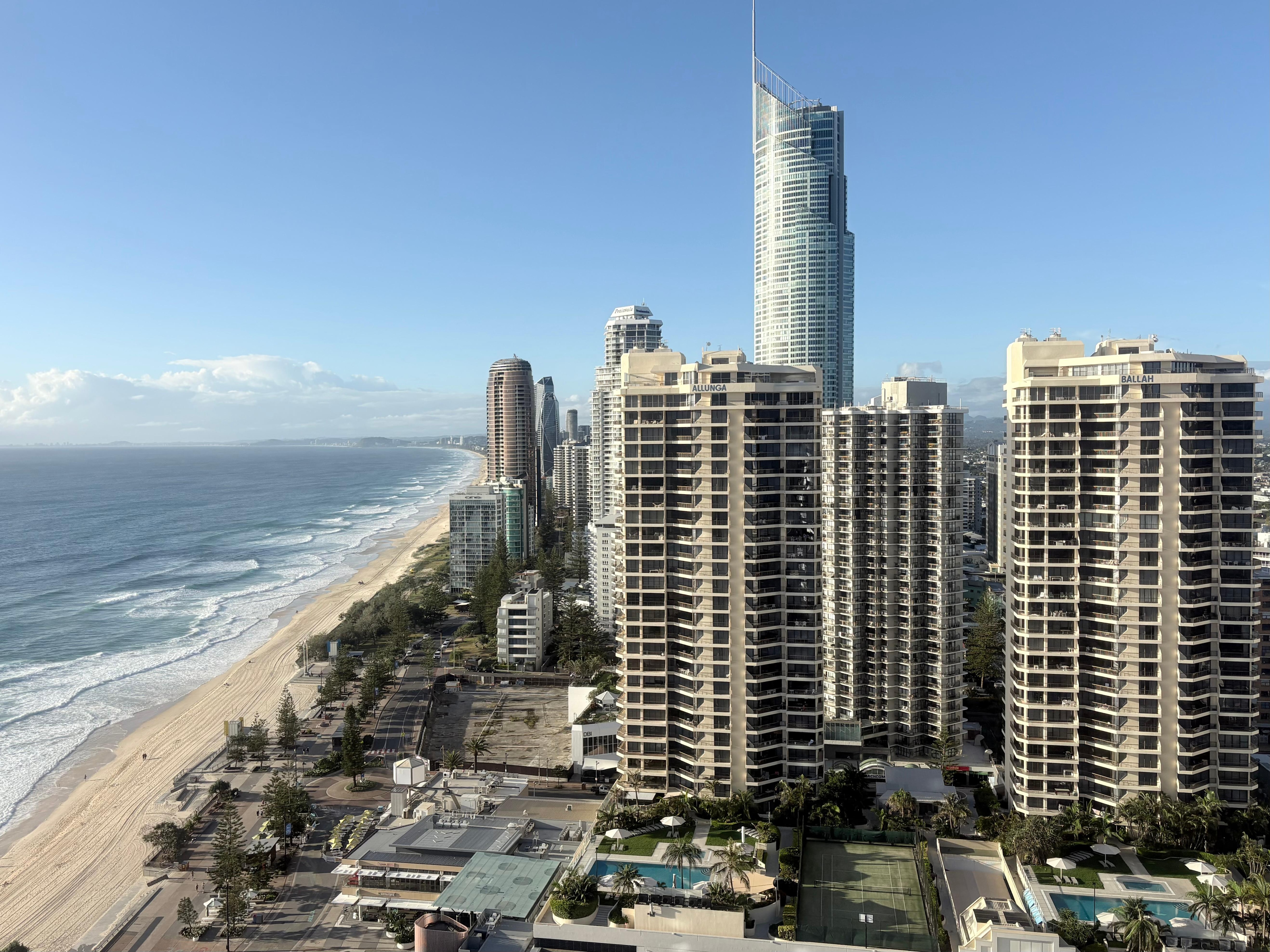 View by day from the room