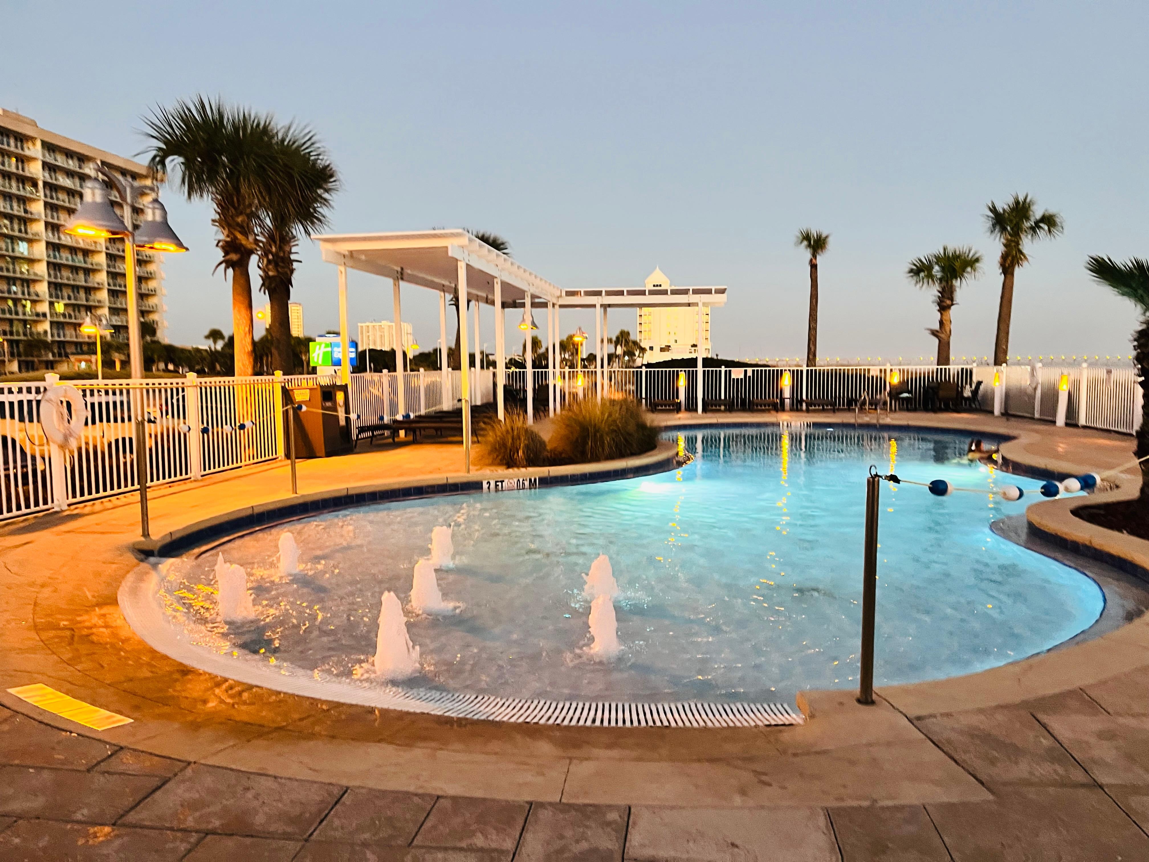 The heated pool was amazing!