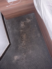 Moquette tâché
