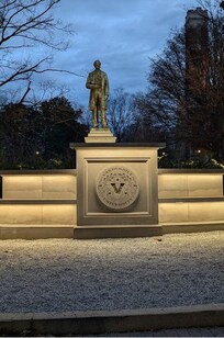 Close to the entrance to the Vanderbilt University campus