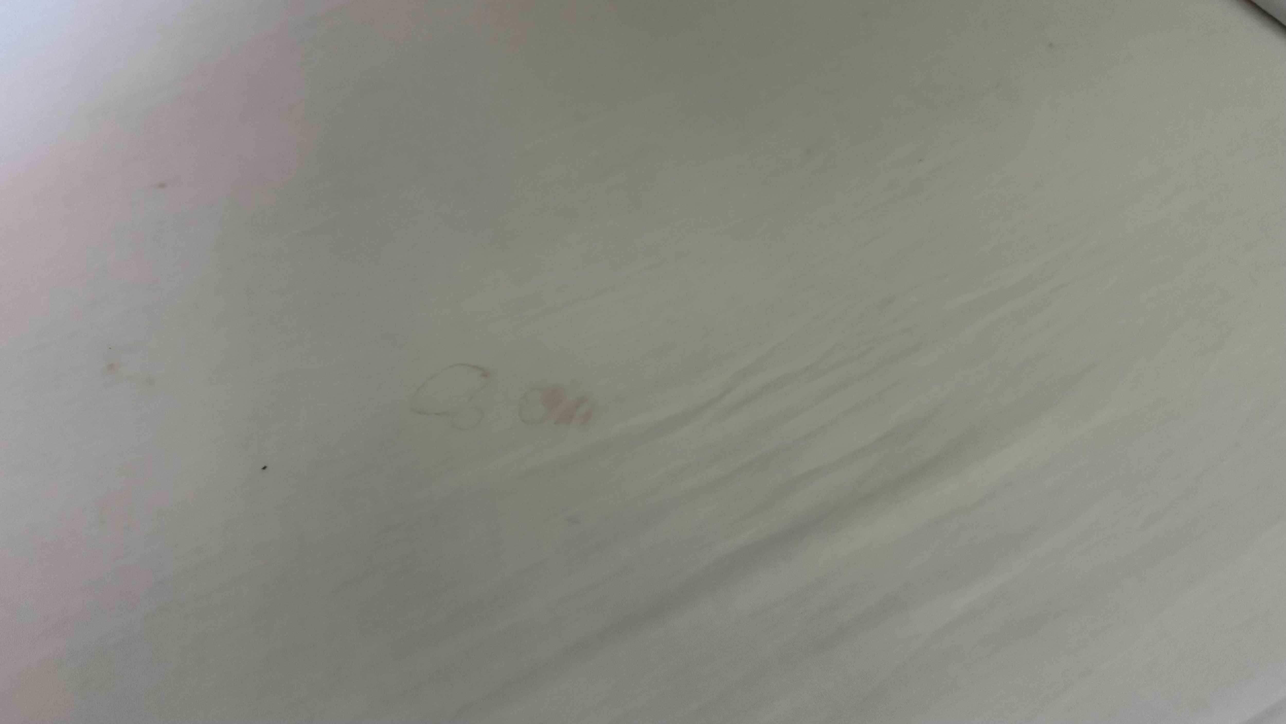 Stains on the sheets