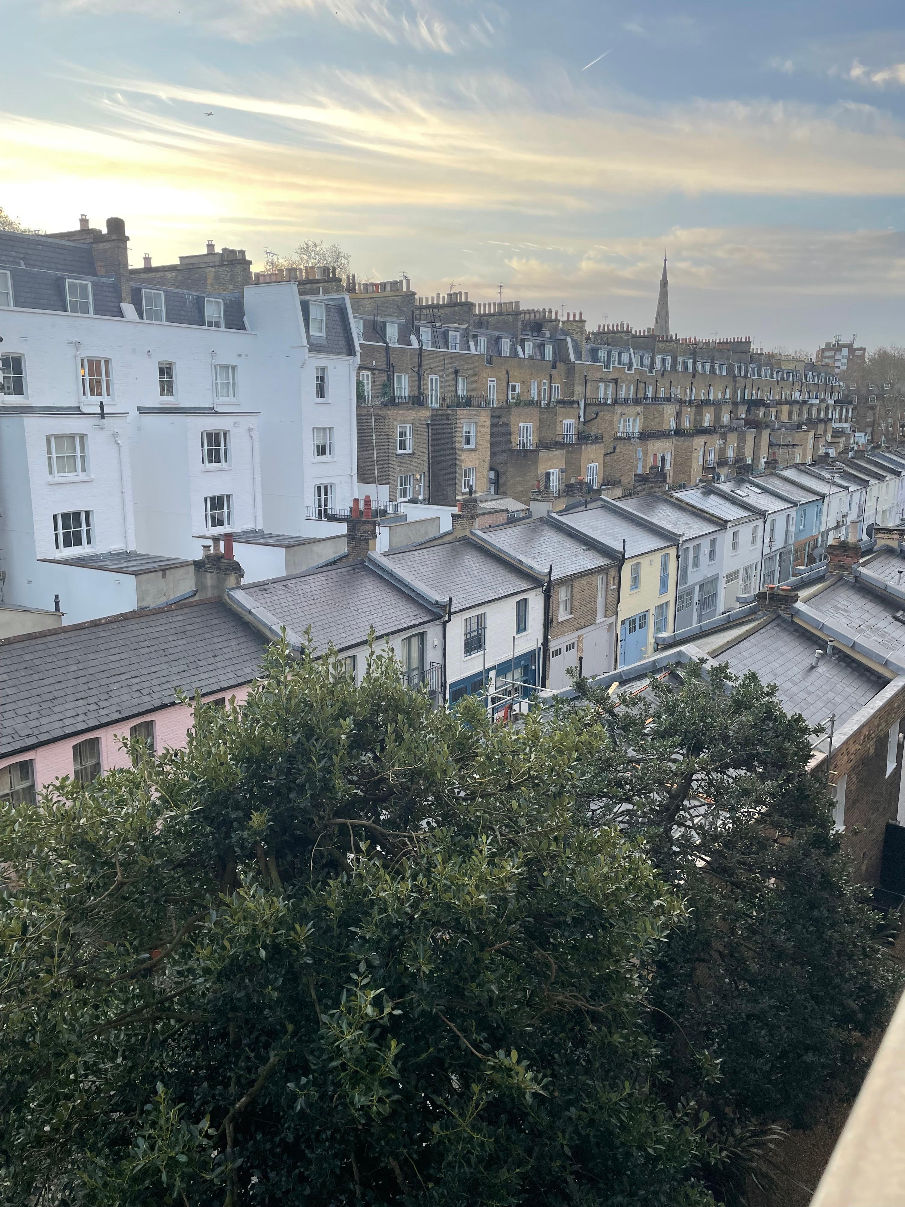 Utsikten från vårt rum.