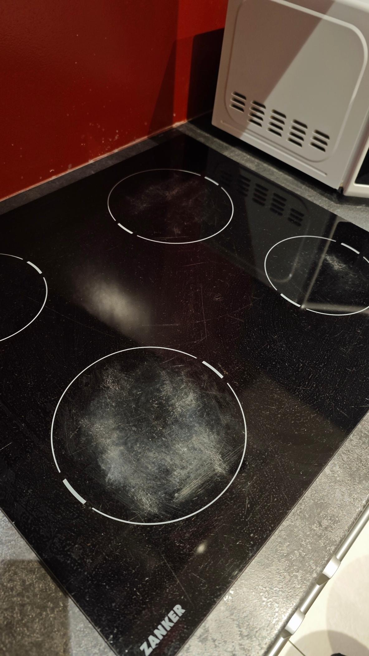 Plaques de cuisson usées