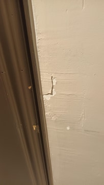 Trace de dégradation non réparée