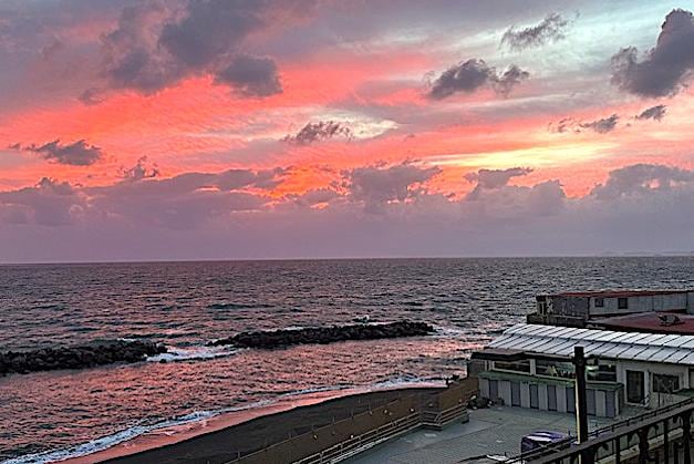 Sunset from our balcony