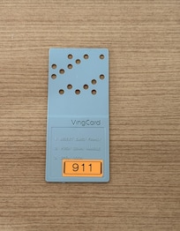 Ironically, our room was 911.